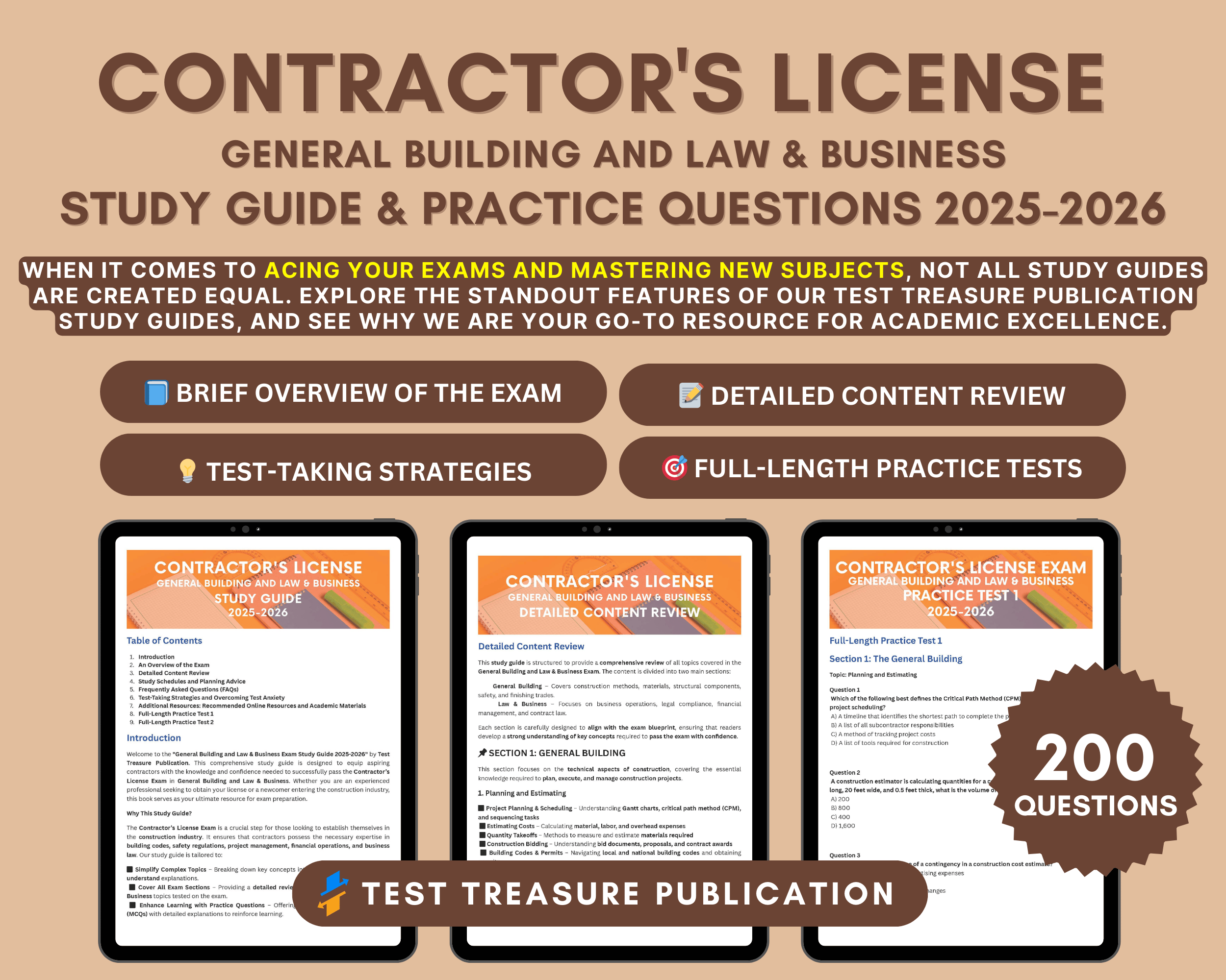 Contractor's License Exam Study Guide 2025-2026 - Payhip