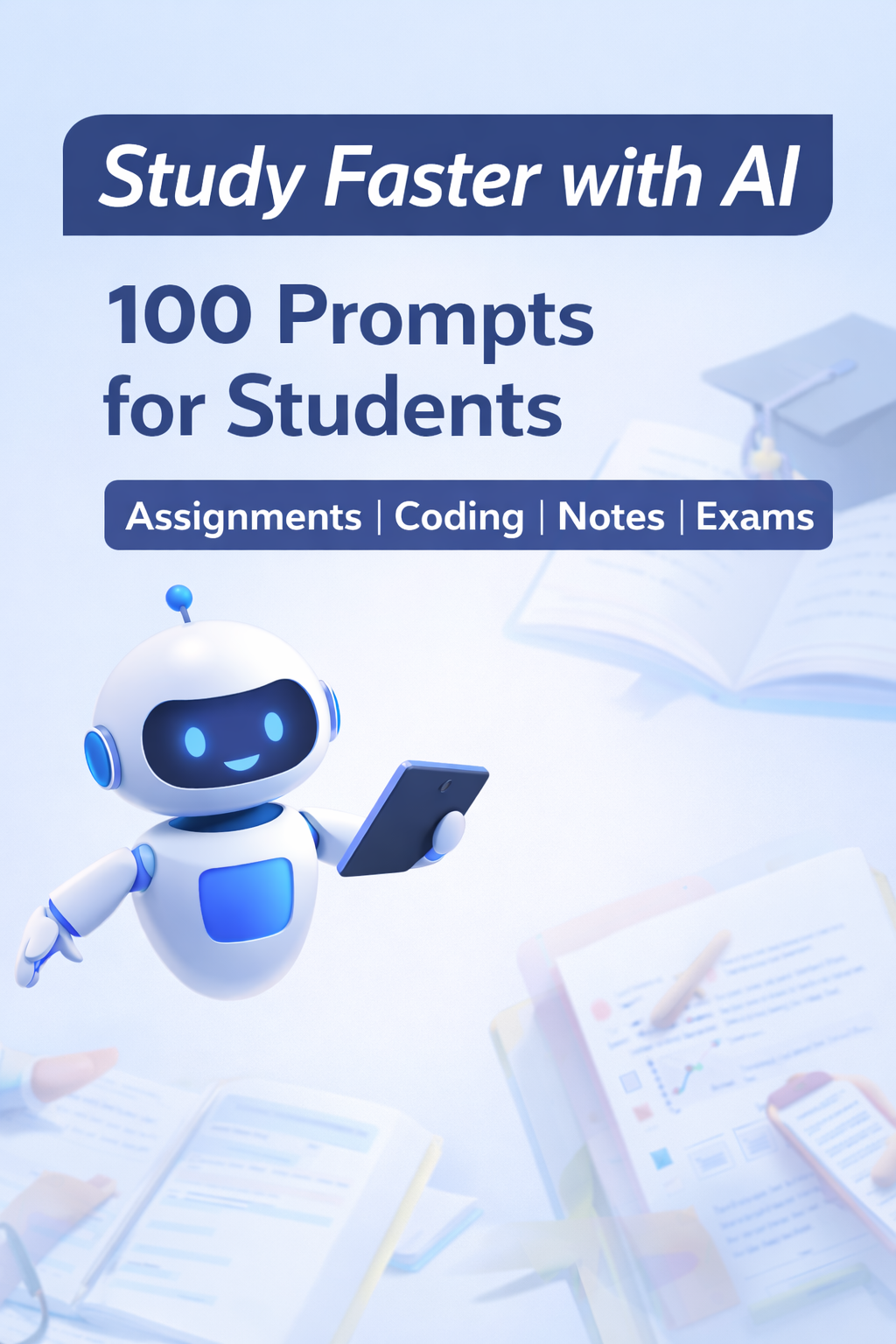 100 Productivity & Study Prompts for College Printable Daily Planner ...