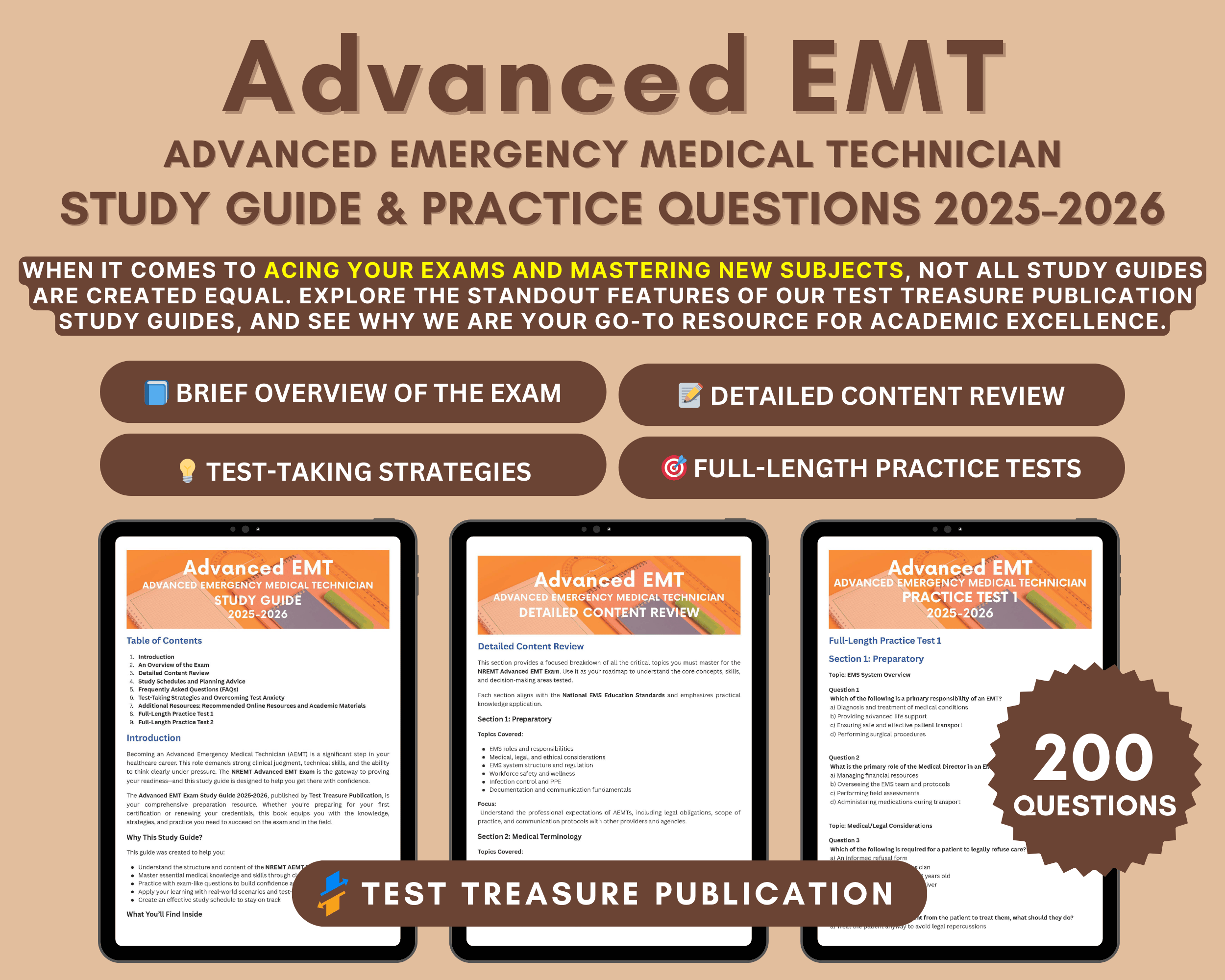 Advanced EMT Exam Study Guide 2025-2026 - Payhip