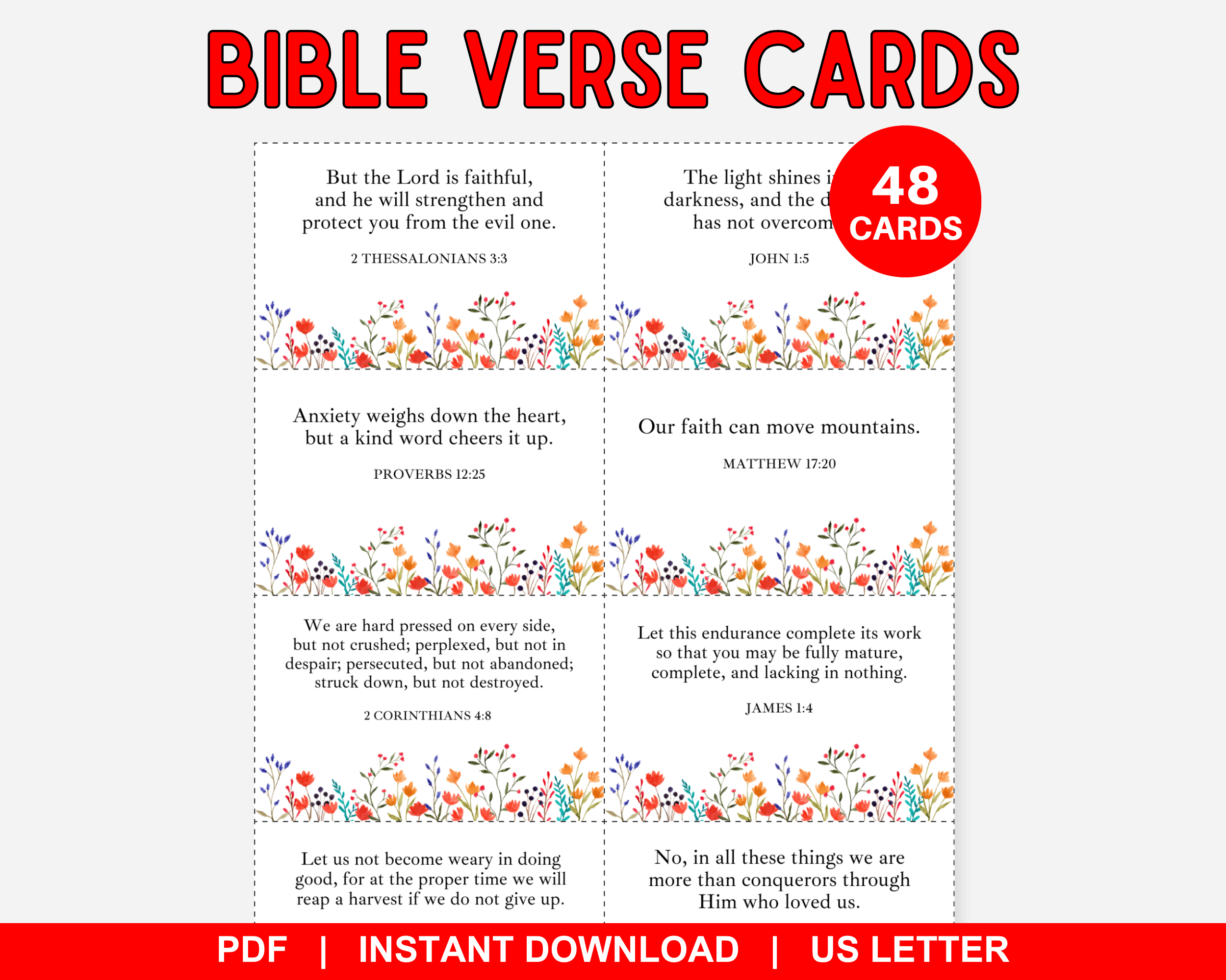 Bible Verse Cards, Bible Quotes, Scripture Cards, Memory Verse, Bible ...