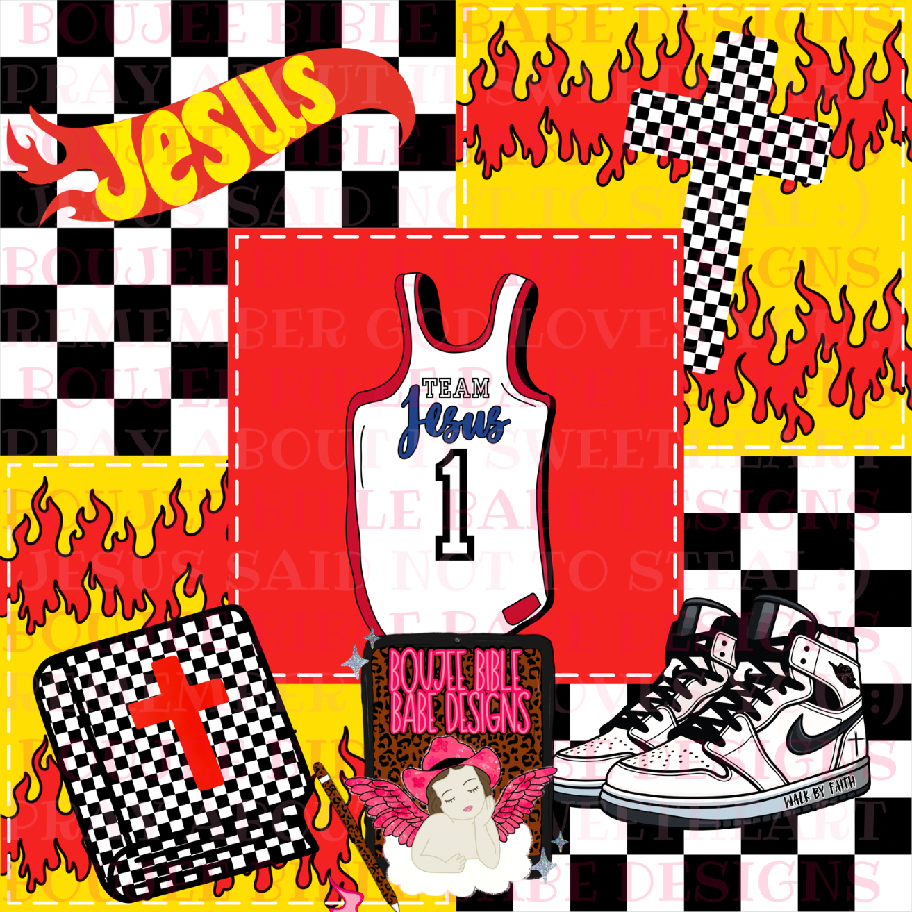 Jesus Sport Patchwork - Payhip