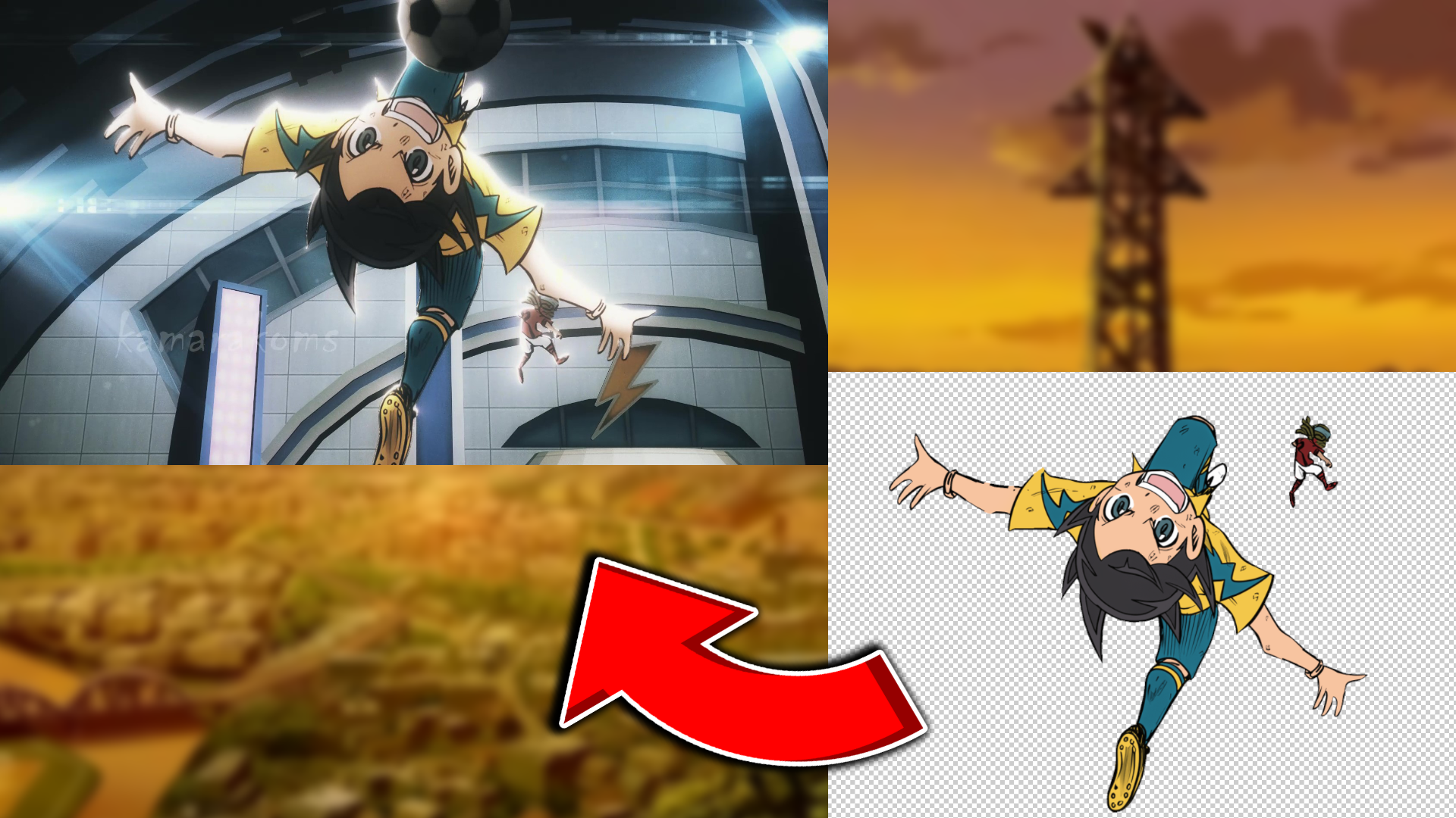 Inazuma Eleven : ASUTO -> Ares Croped & Colored Pictures Ready to ...