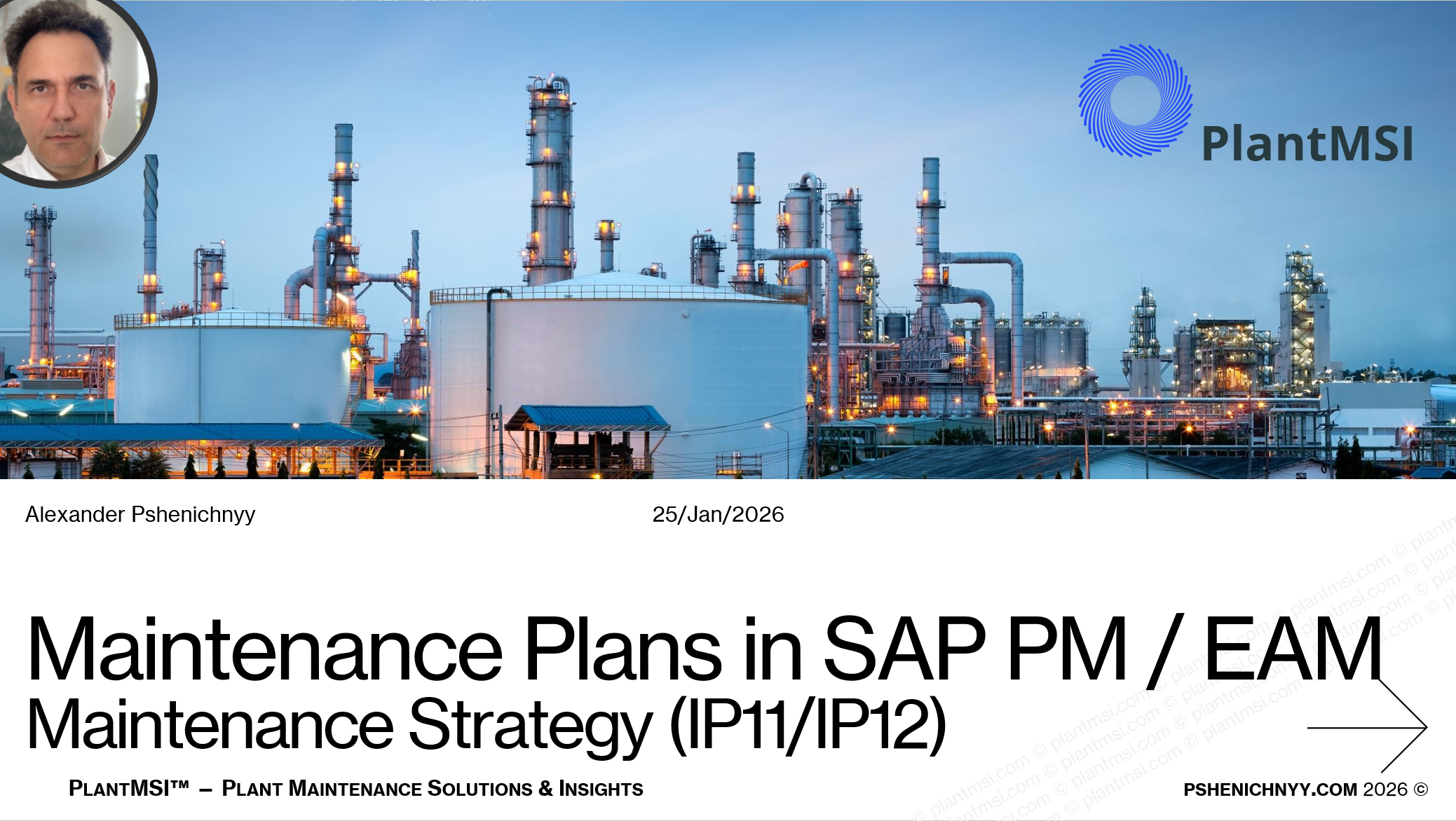 PlantMSI™ — Plant Maintenance Solutions & Insights - Payhip