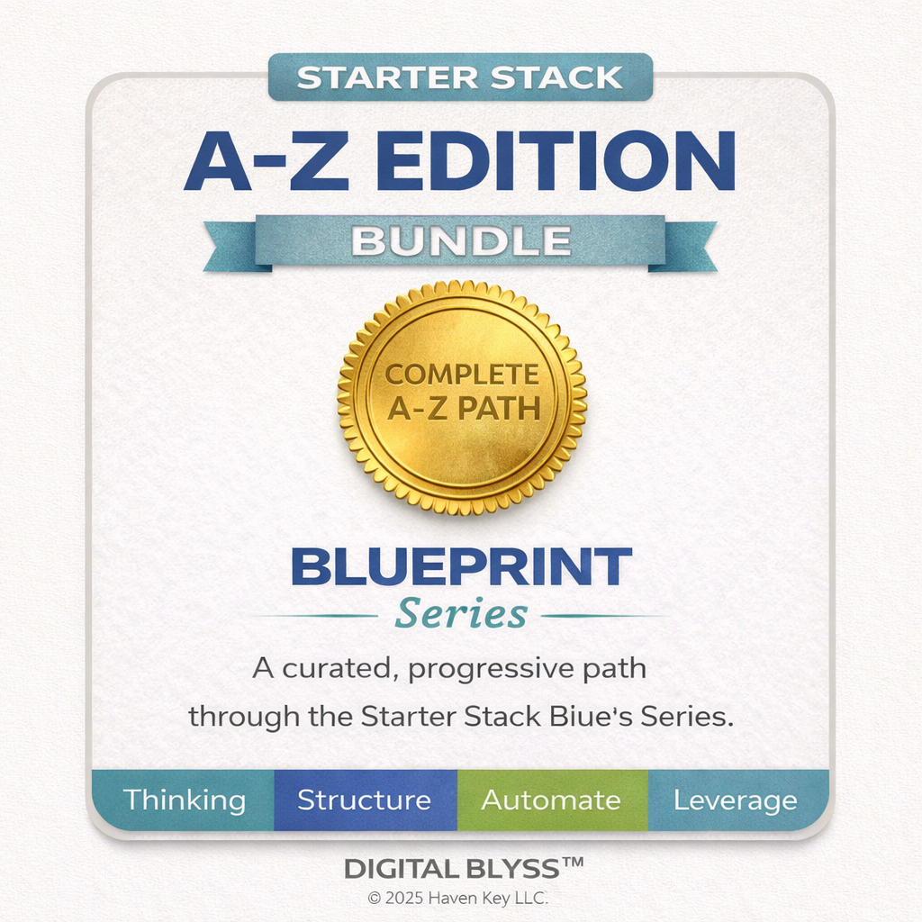 A-Z Bundle: Starter Stack Blueprint Series - Payhip