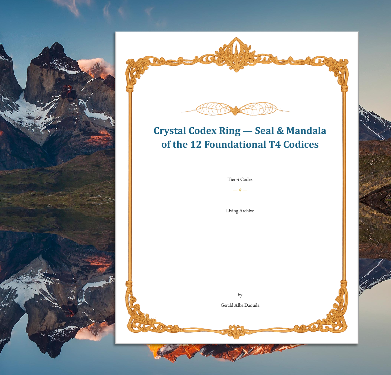 [Digital Edition] T4 Codex: Crystal Codex Ring - Seal & Mandala of the ...