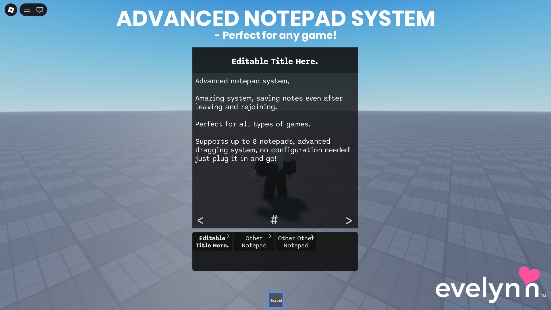 Advanced Notepad System - Payhip
