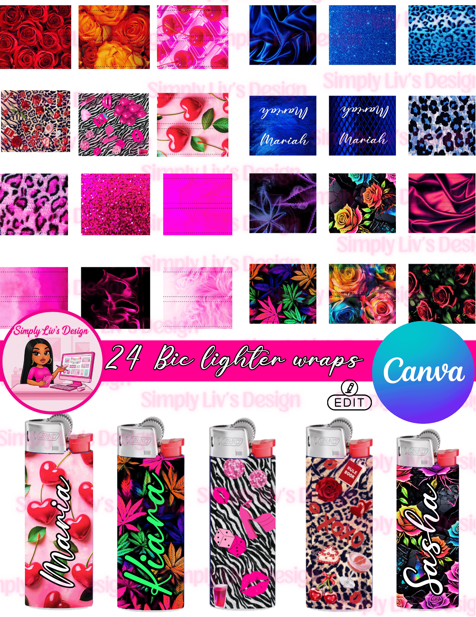 24 Bic lighter wraps - Payhip