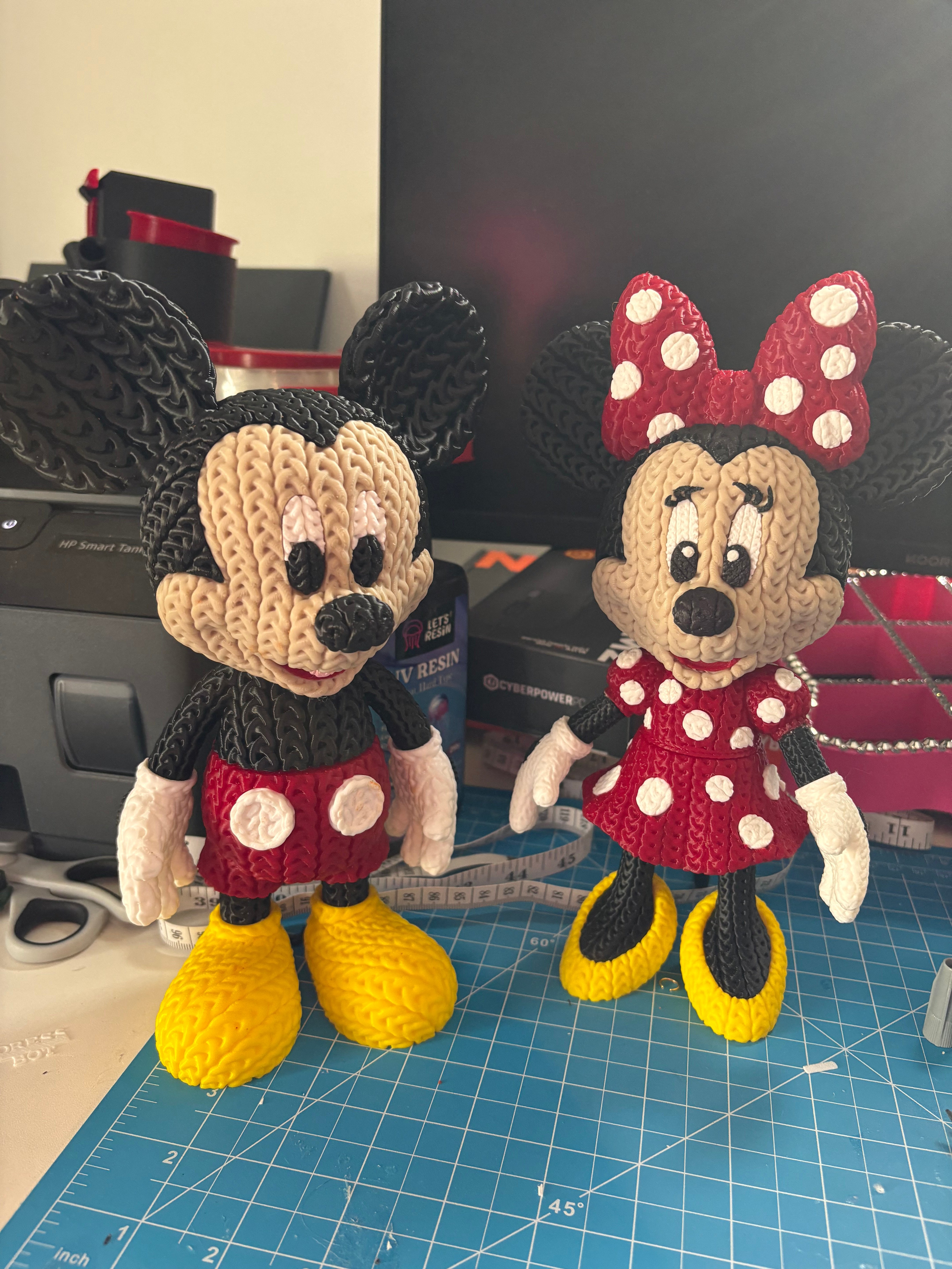 Mickey Mouse 3D Printed Textured Figure – Collectible Decor - Payhip