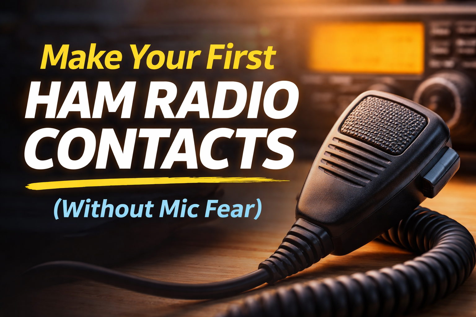Make Your First Ham Radio Contacts (Without Mic Fear)