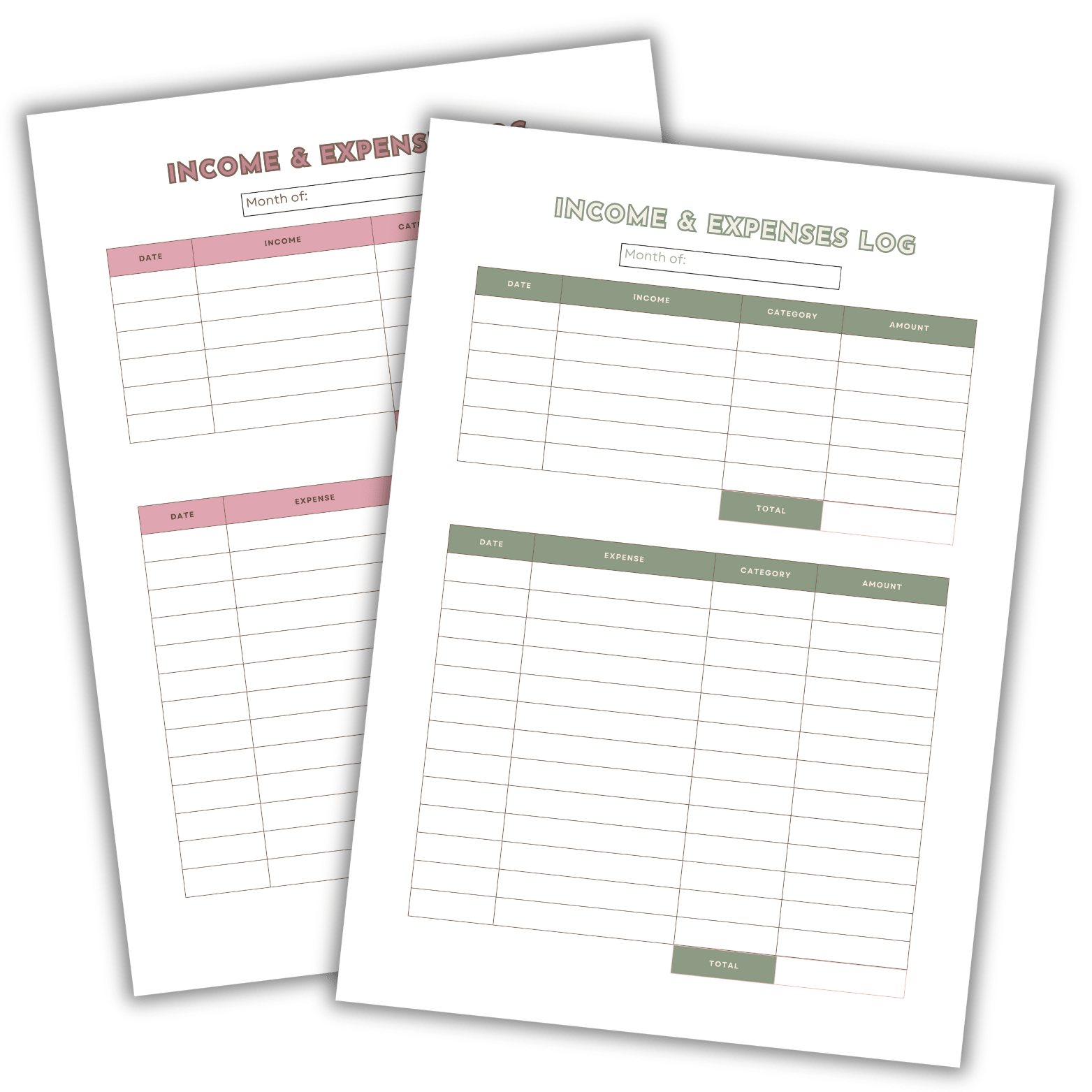 Printable Digital Income & Expense Tracker - Payhip