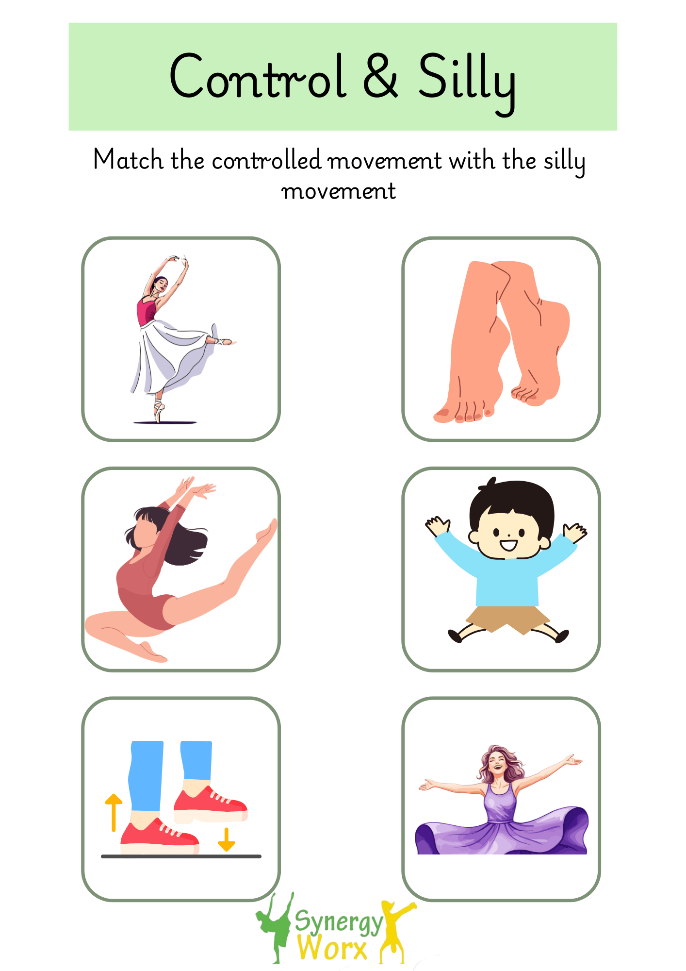 FREE Control and Silly Activity Sheet - Payhip