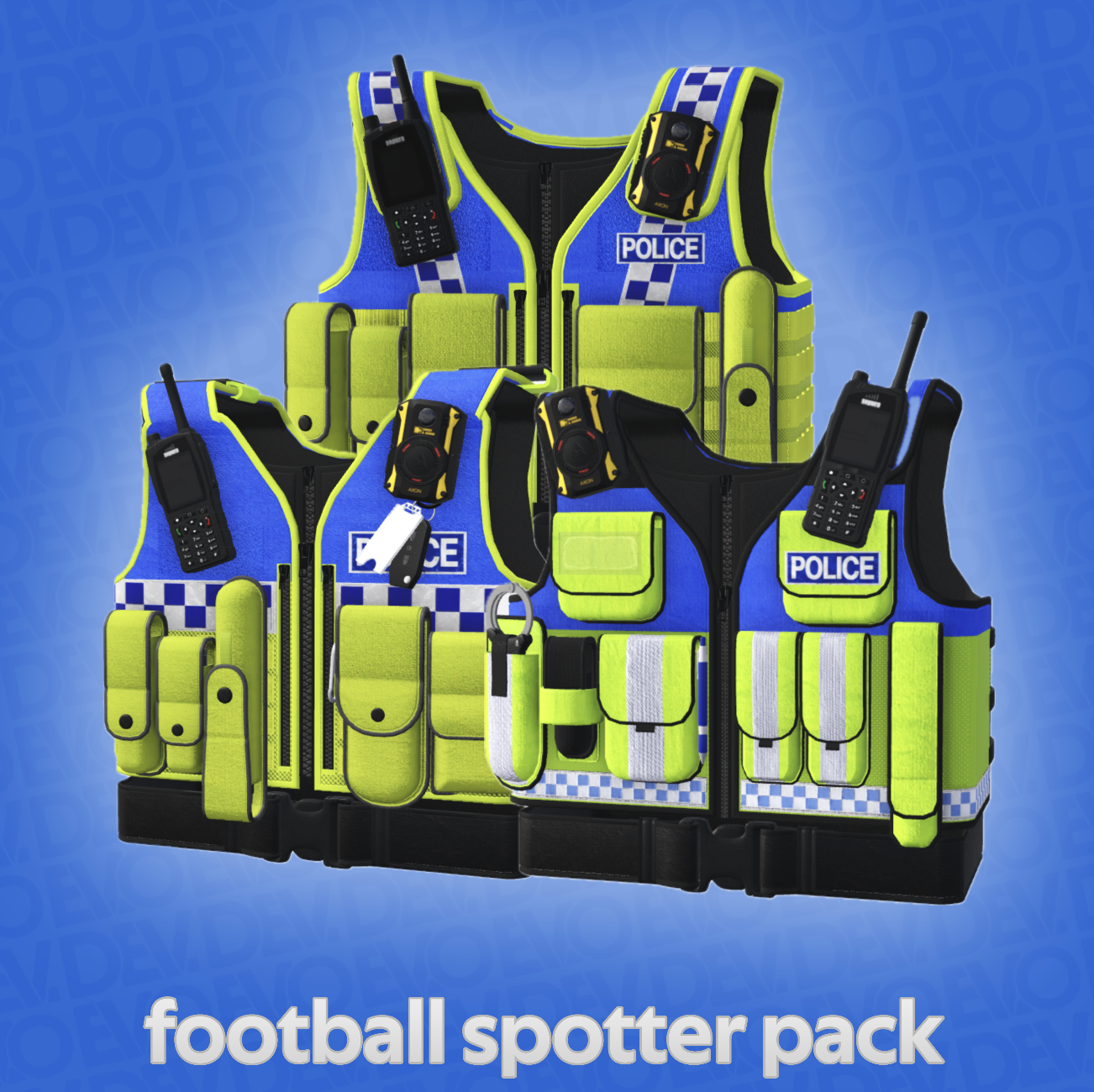 Football Spotter Vest Pack