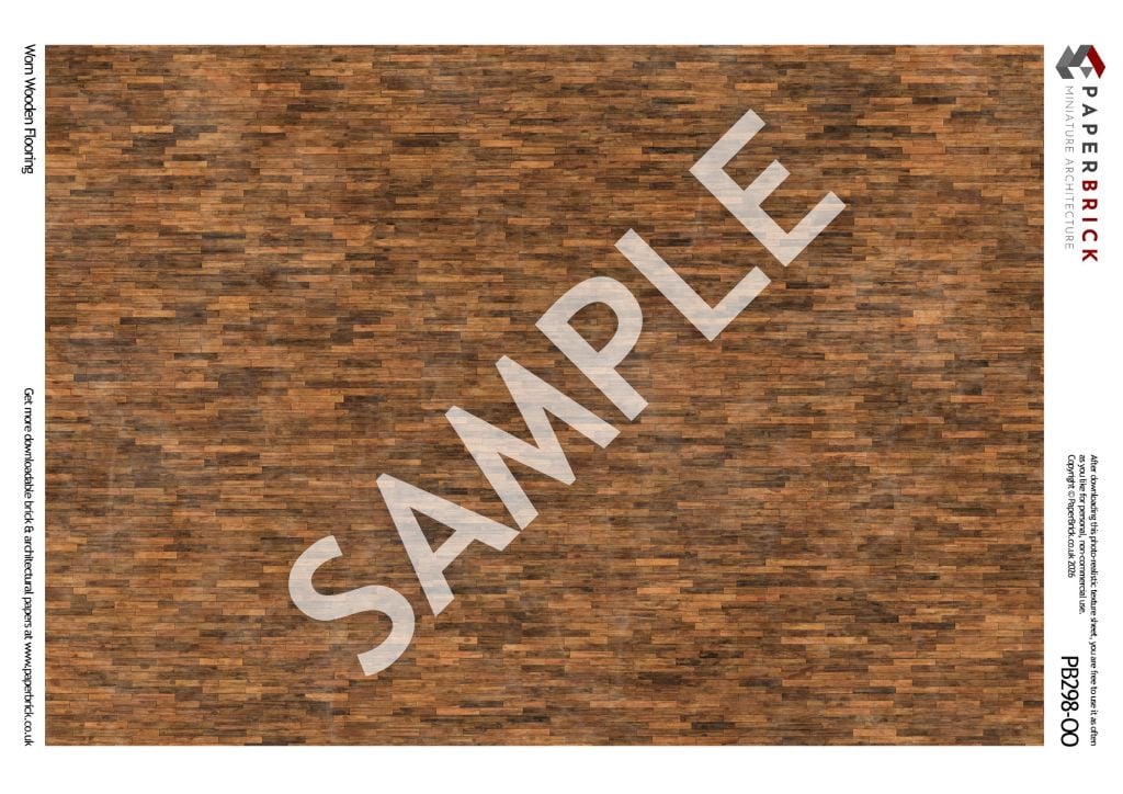 Paper Brick | Printable Brick Papers & Textures For Model Buildings ...