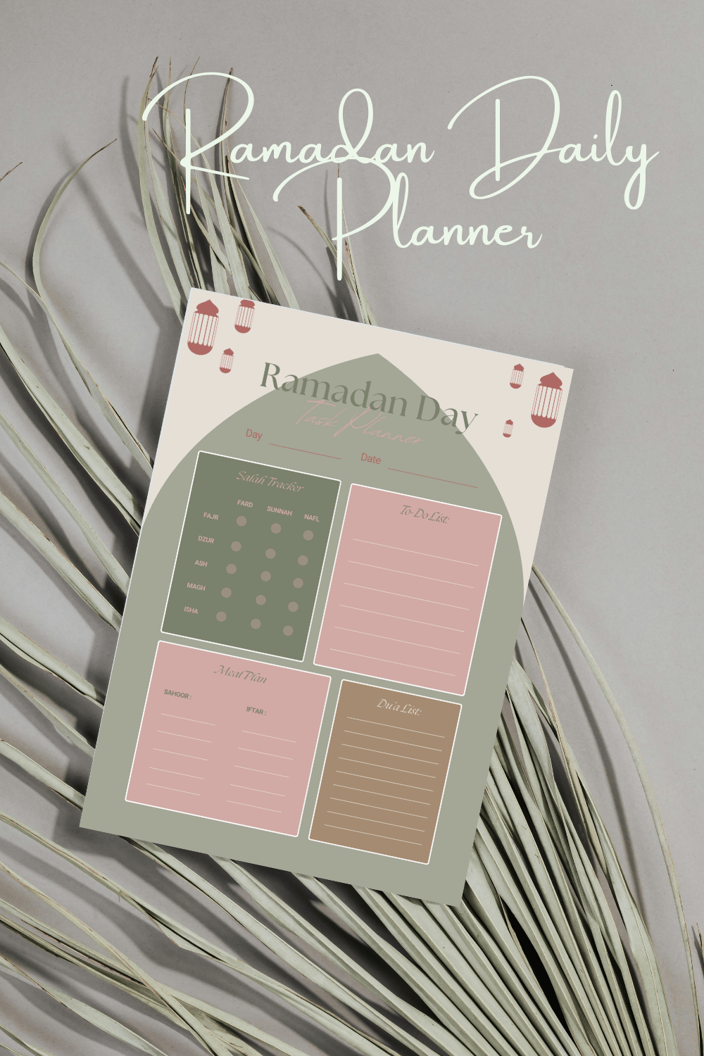 Aesthetic Ramadan Daily Planner – Printable & Digital PDF - Payhip