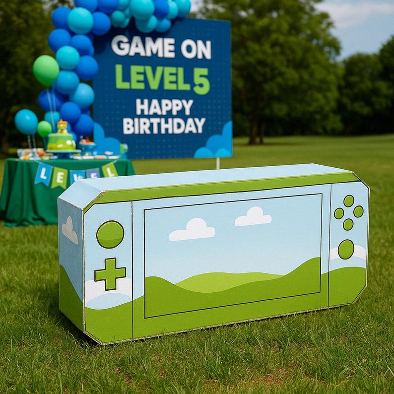 Nintendo Switch Template for Canva | DIY Switch Gift Box | Foam Board ...