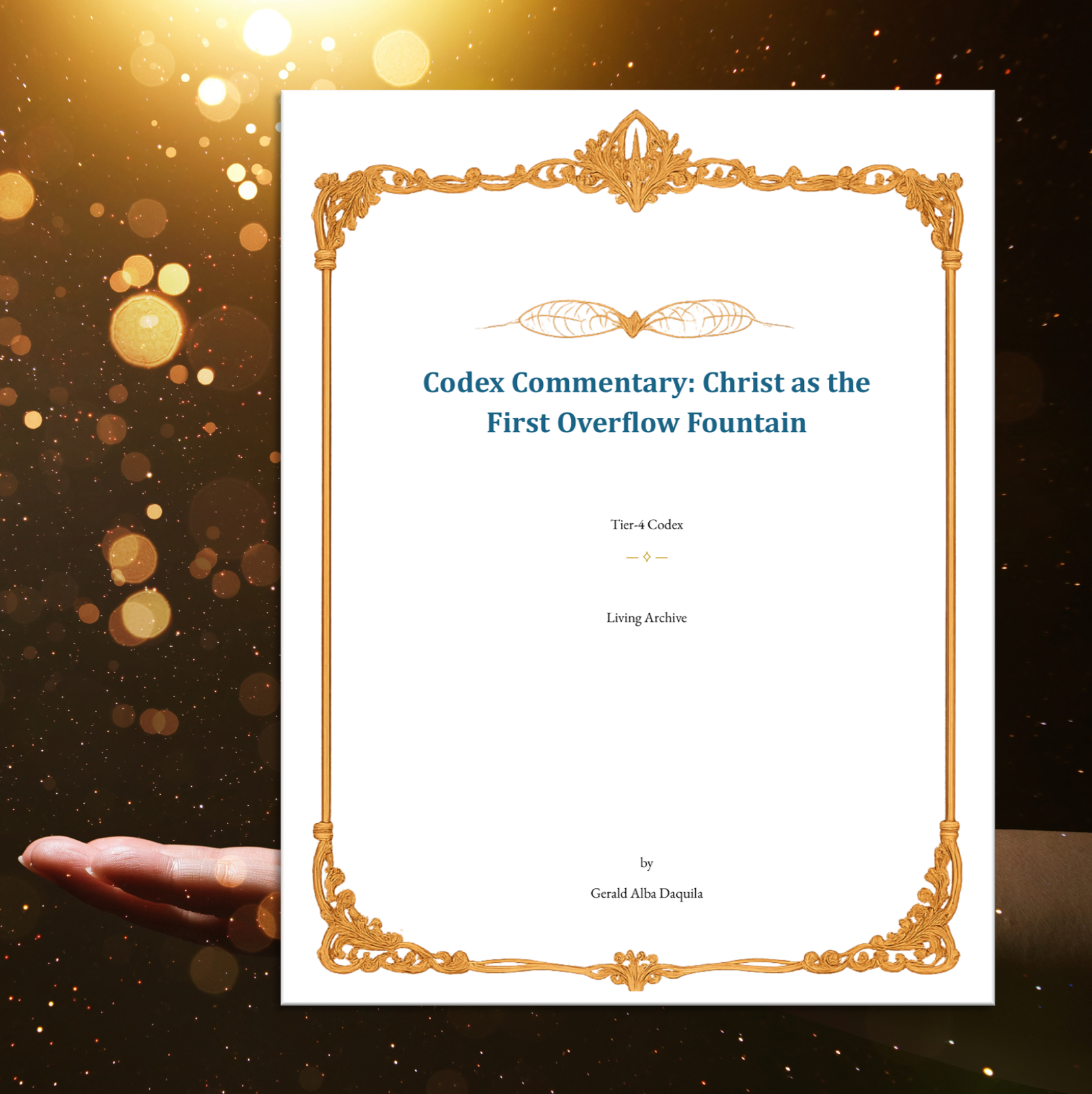 [Digital Edition] T4 Codex: Codex Commentary - Christ as the First ...
