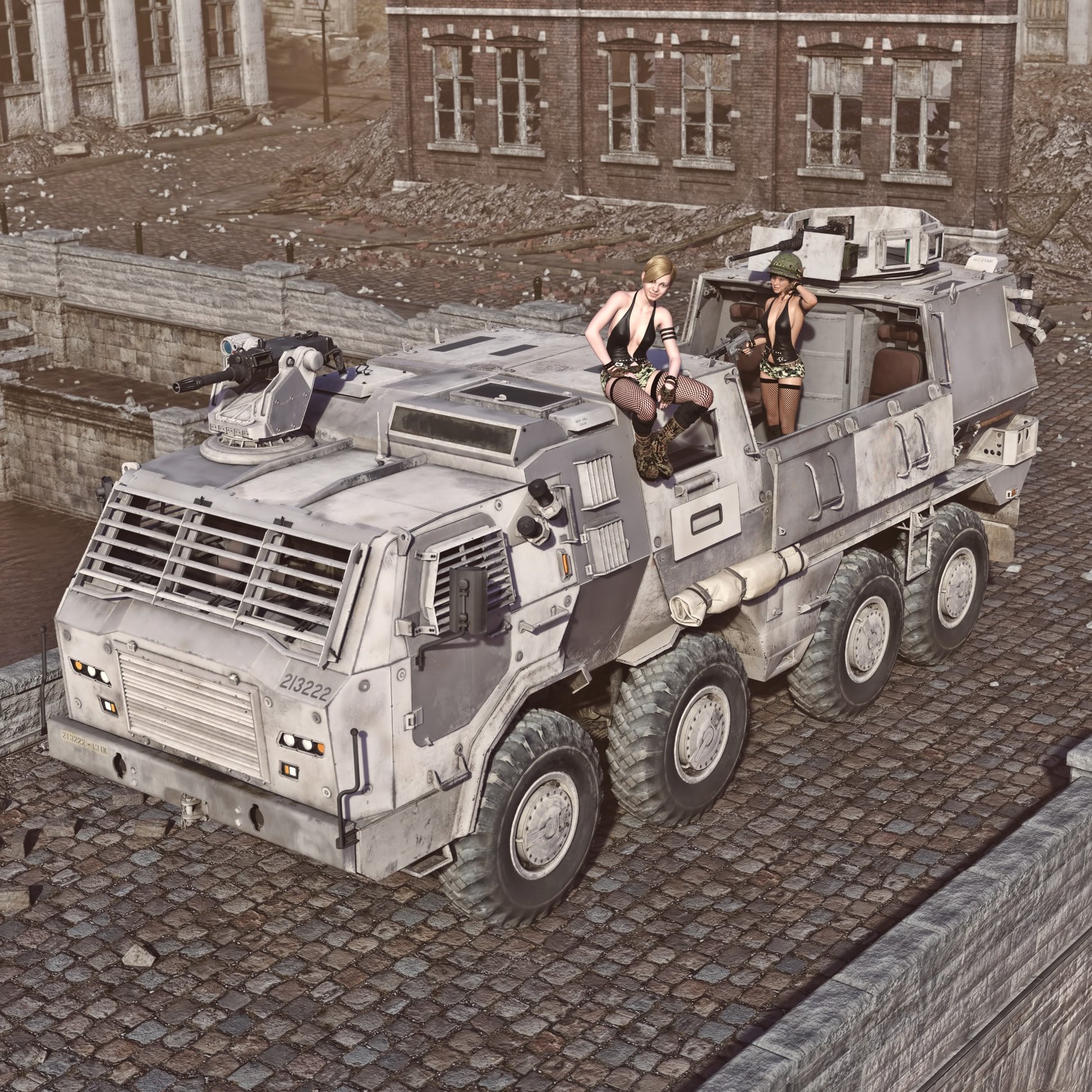 MRAP Large Vehicle MW for DAZ3D - Payhip