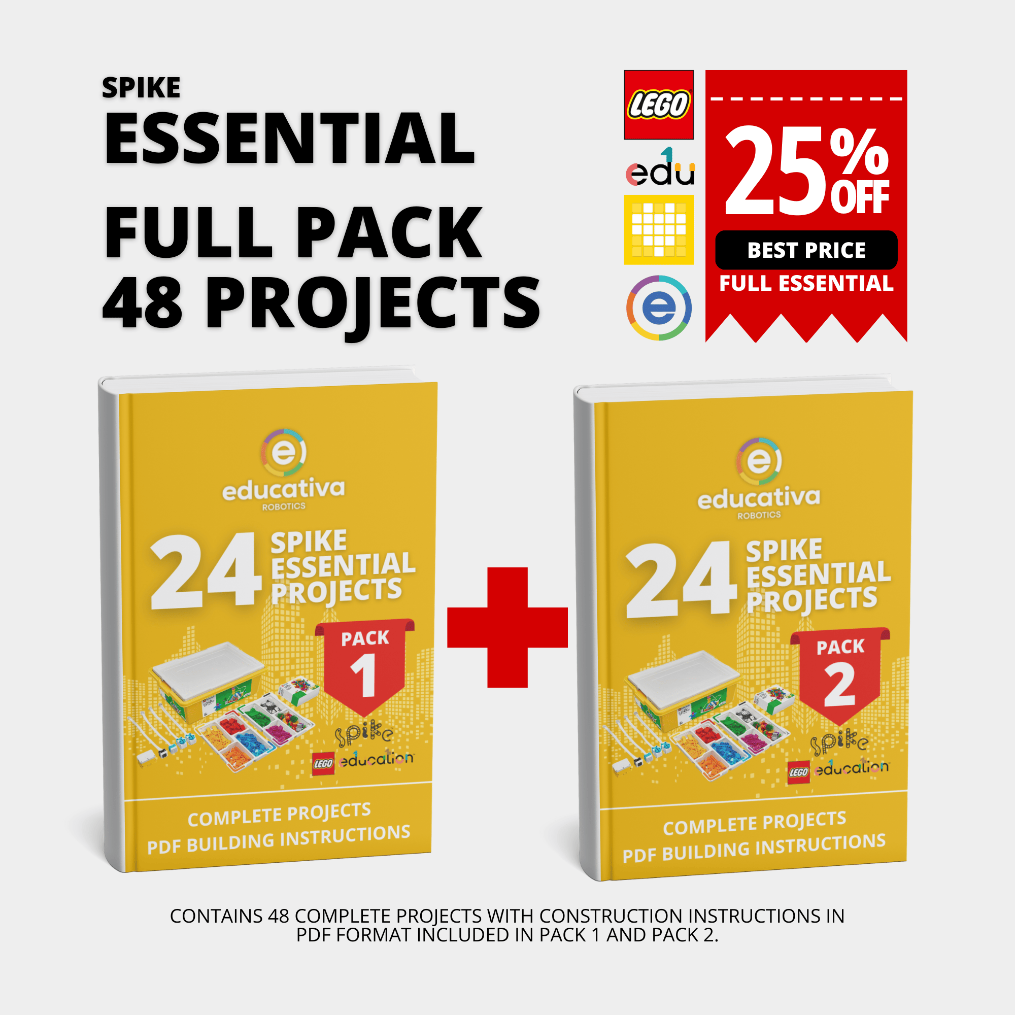 SPIKE Essential - Pack 1 (24 Projects) - Payhip