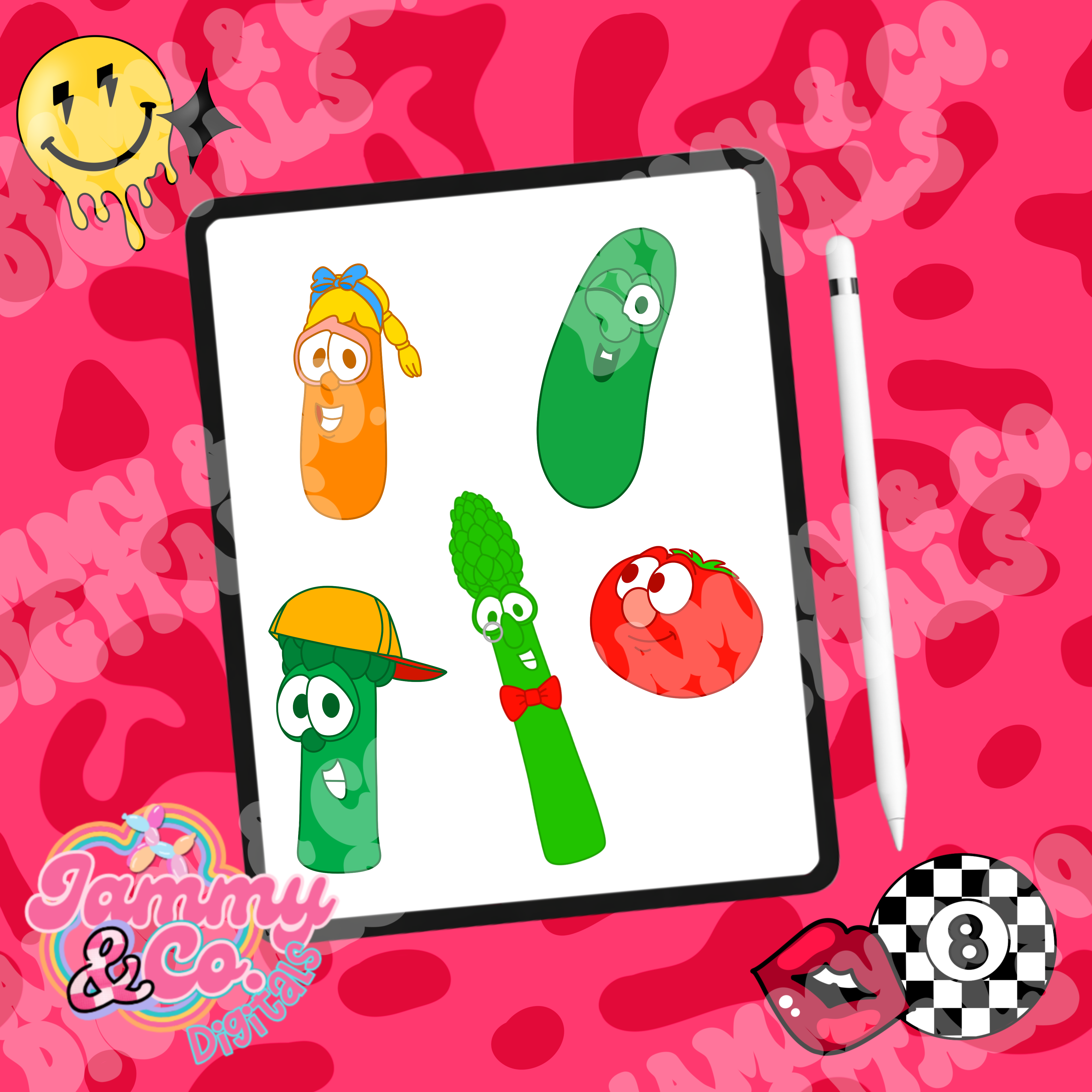 Vegetable Friends Clipart - Payhip