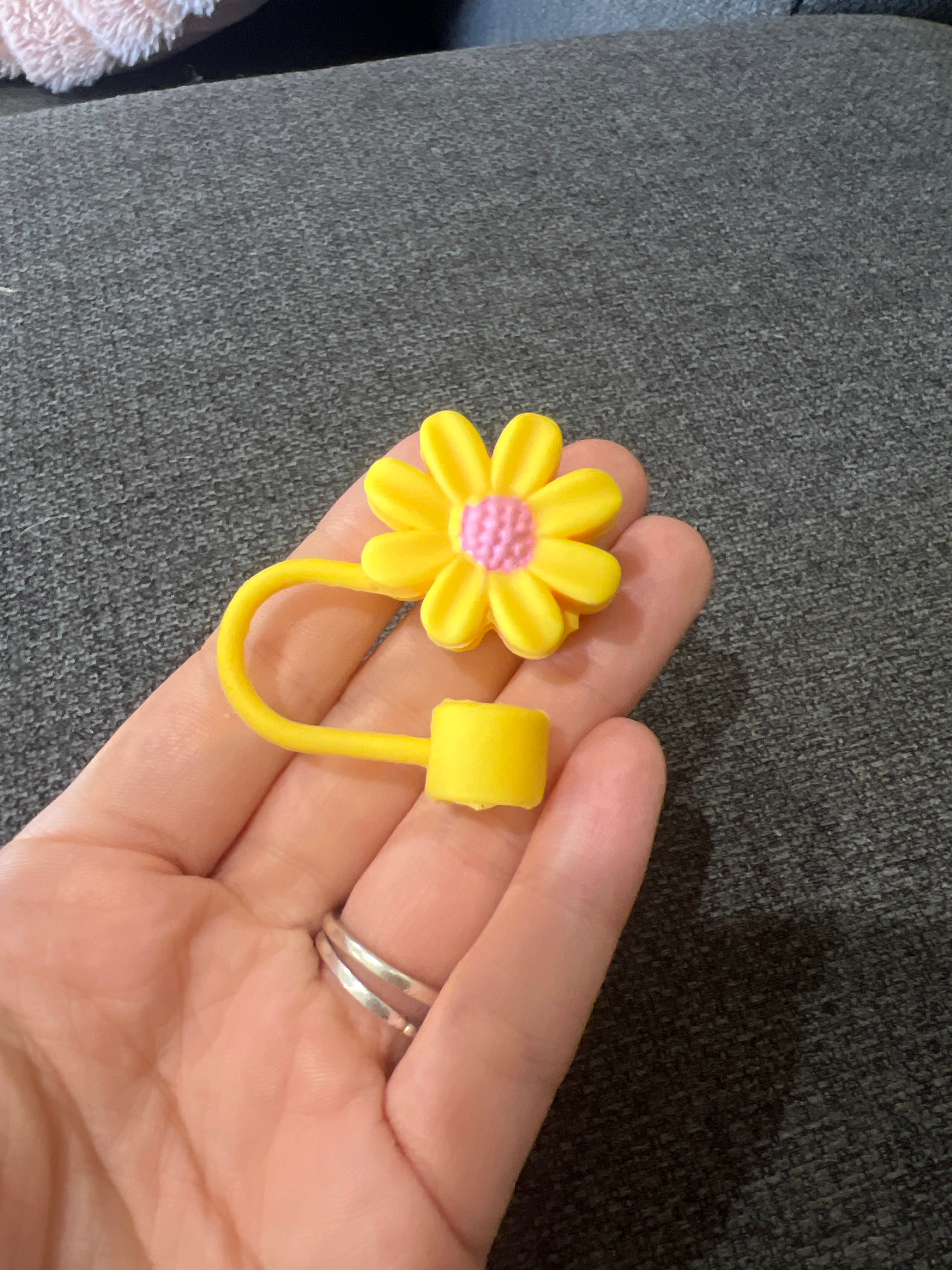 ADD ON- yellow flower straw topper - Payhip
