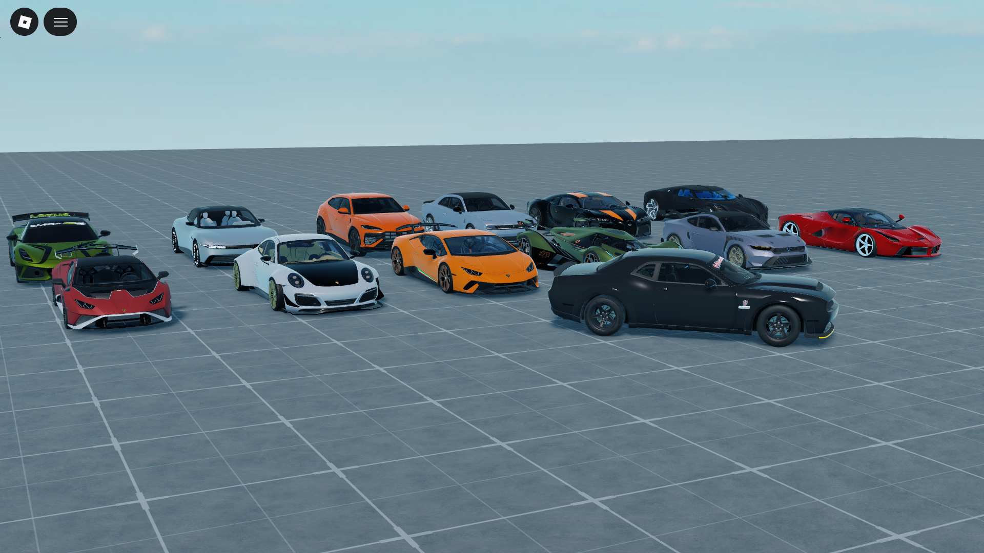 Free 13 Sport Cars Pack – Roblox Fully Working Vehicle Collection