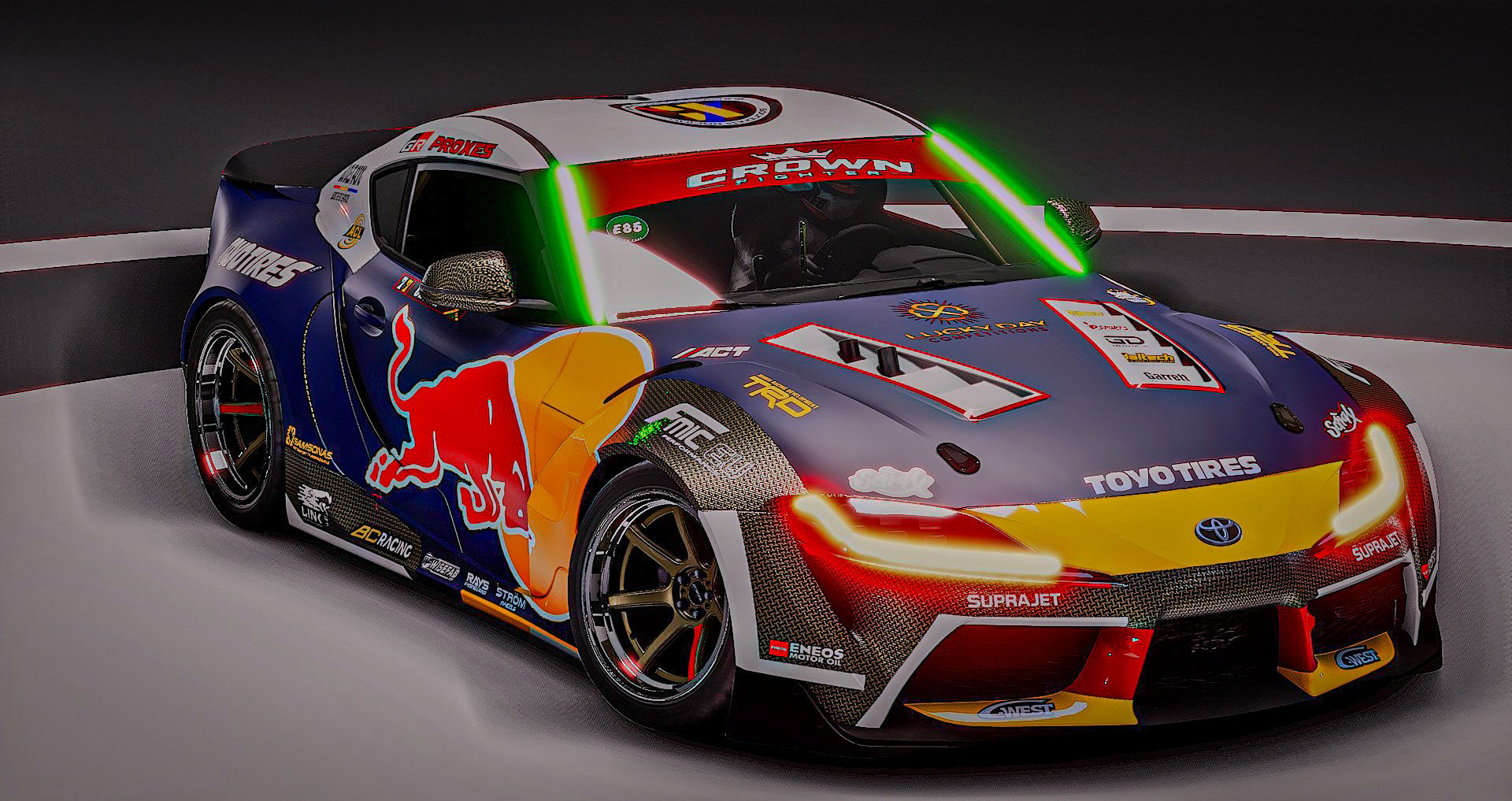 Exposed Kevlar A90 RedBull Livery { for fatal a90 kit} - Payhip