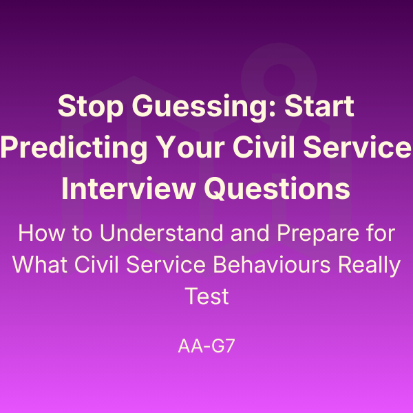 Stop Guessing: Start Predicting Your Civil Service Interview Questions ...