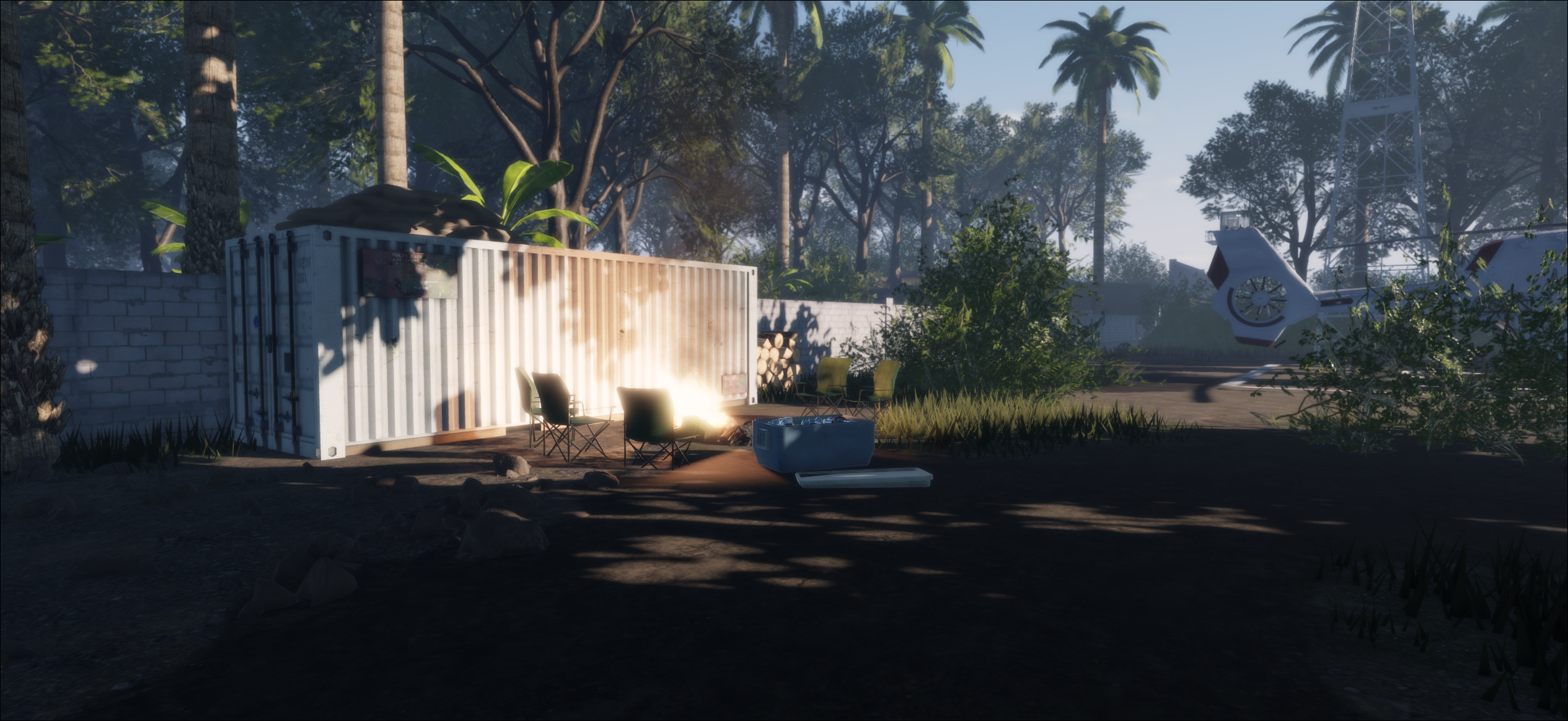 Roblox Ultra-Realistic Military Jungle Outdoor Warehouse Map
