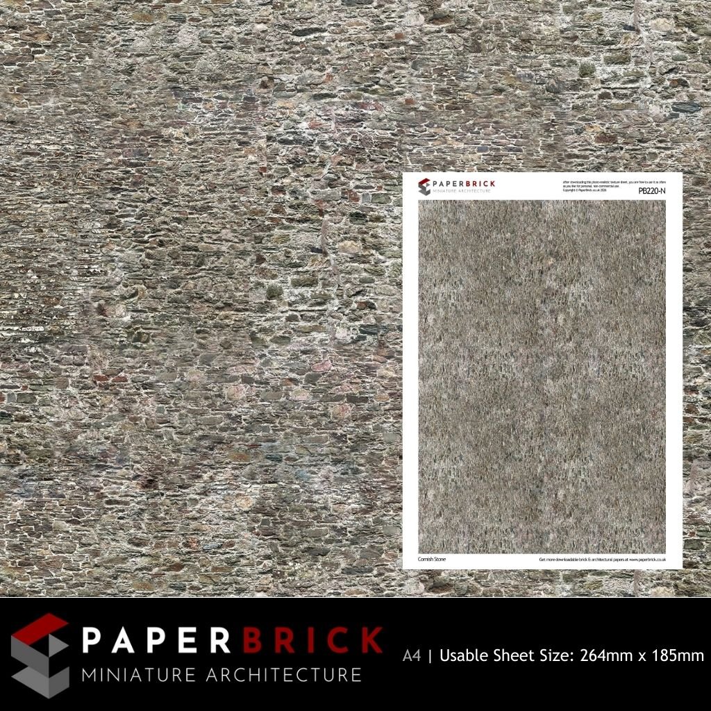 Paper Brick | Printable Brick Papers & Textures For Model Buildings