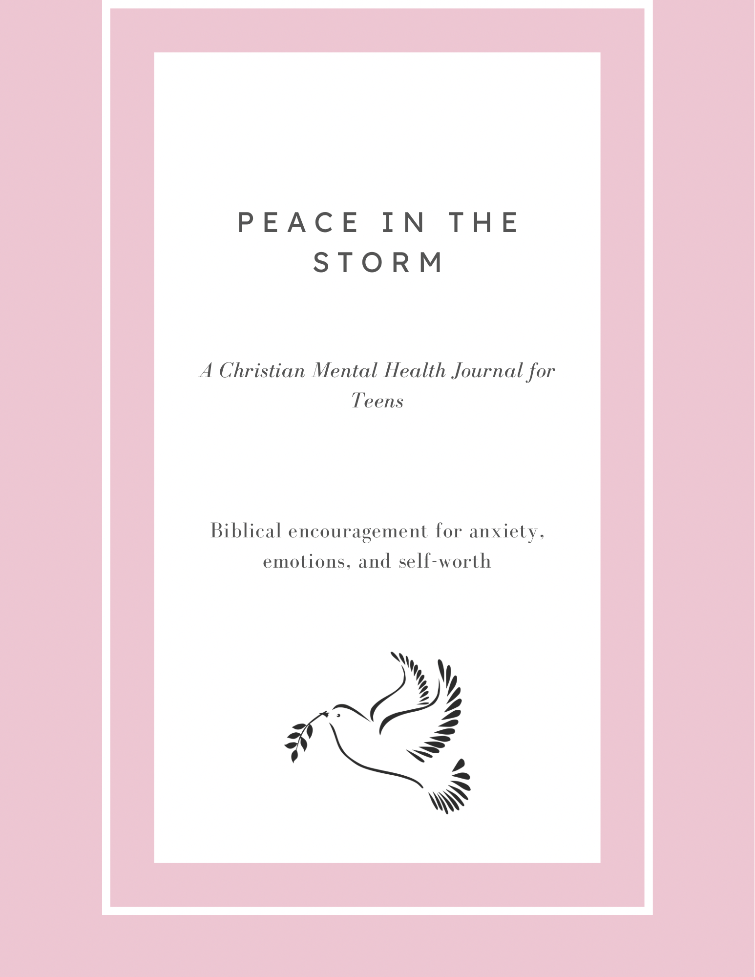 Christian Teen Mental Health Journal | Faith Based Anxiety Workbook ...