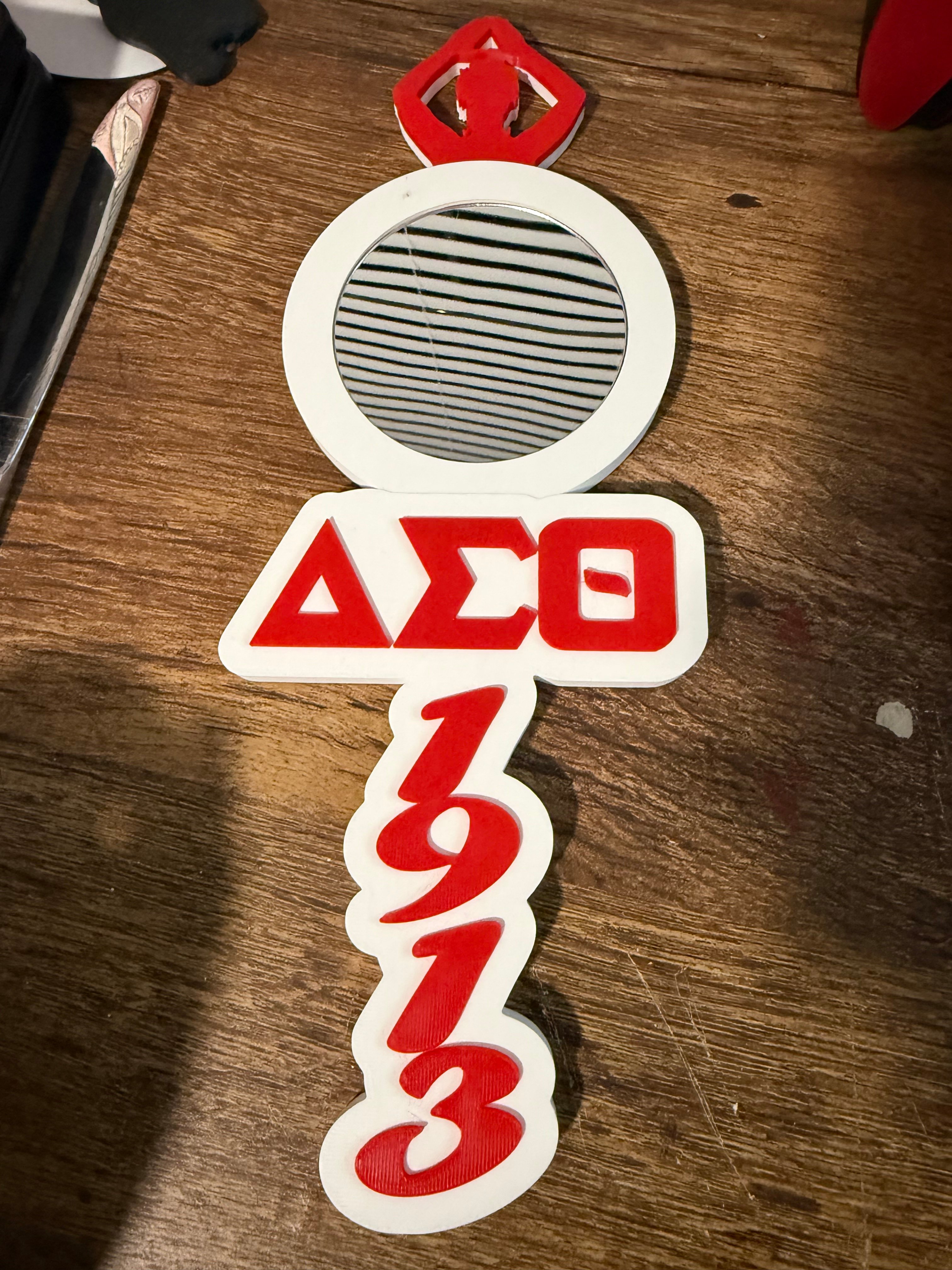 Delta Sigma Theta 1913 Handheld Mirror 3D Print File | Sorority ...