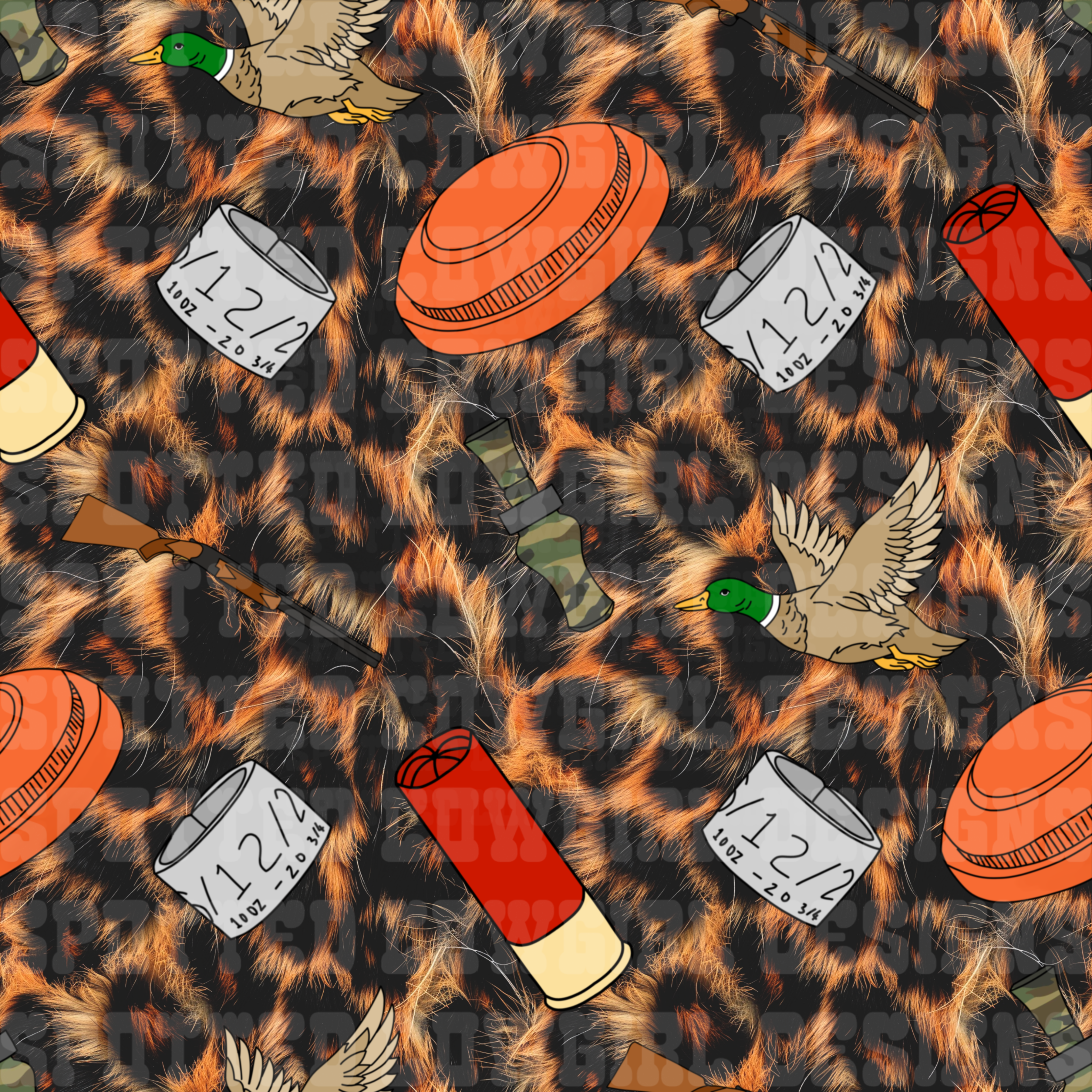 Faux Fur Cheetah Duck Hunter Seamless Pattern | Feb 2026 - Payhip