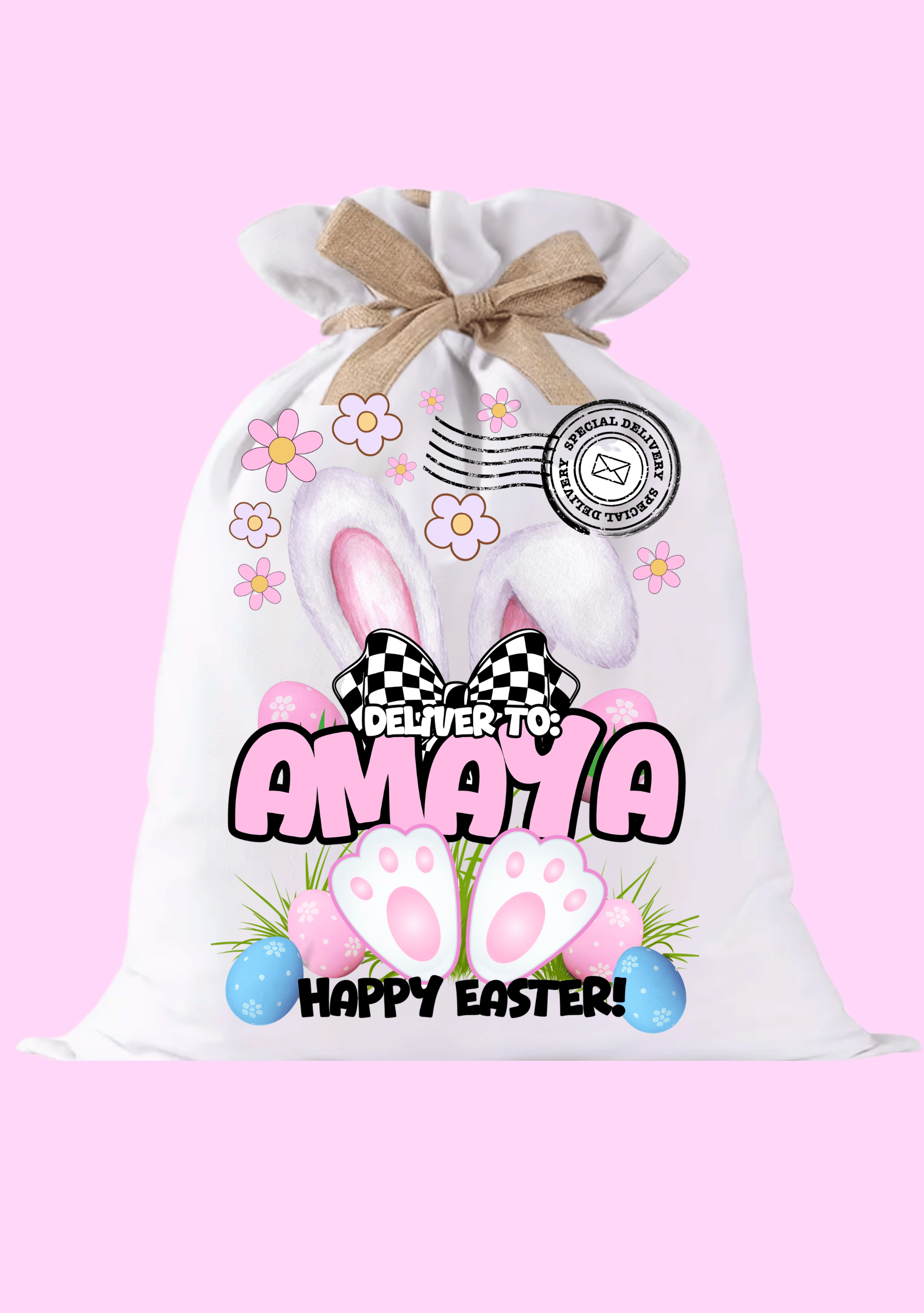 Editable Easter Sack Template - Payhip