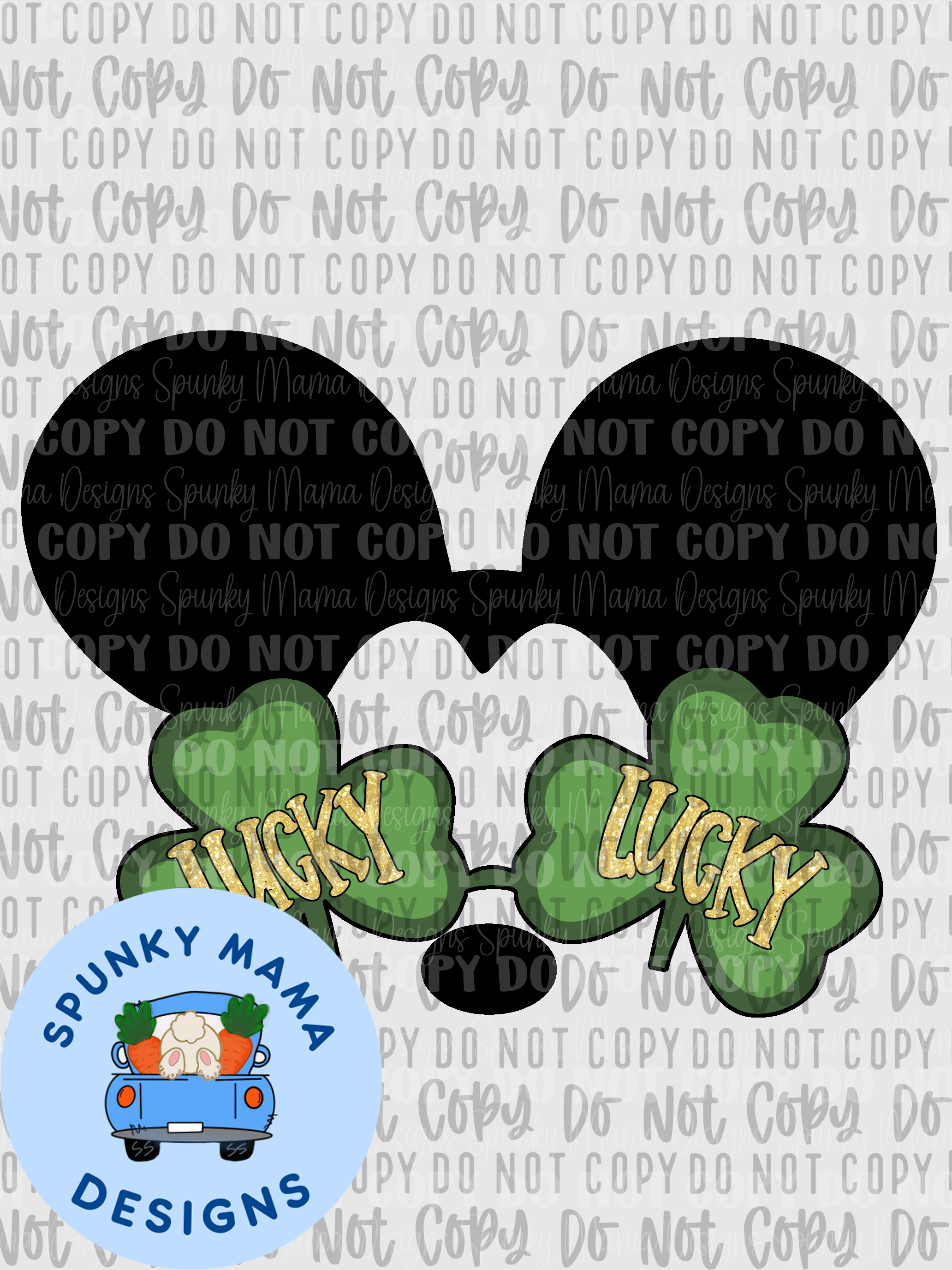 Lucky Mickey Ears Digital PNG Design - Payhip