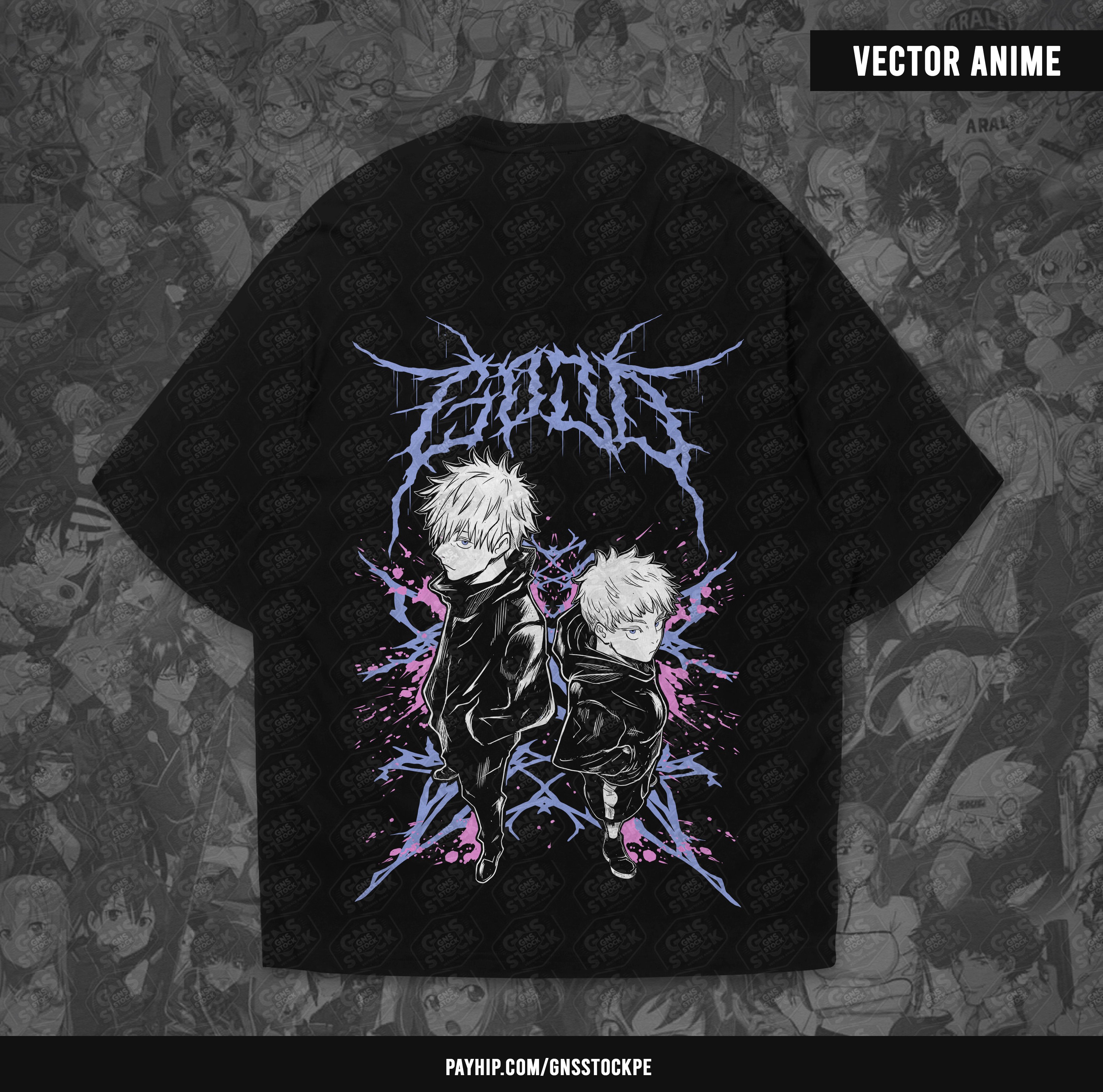 Anime Vector – Satoru Gojo | Jujutsu Kaisen | Design for DTF ...