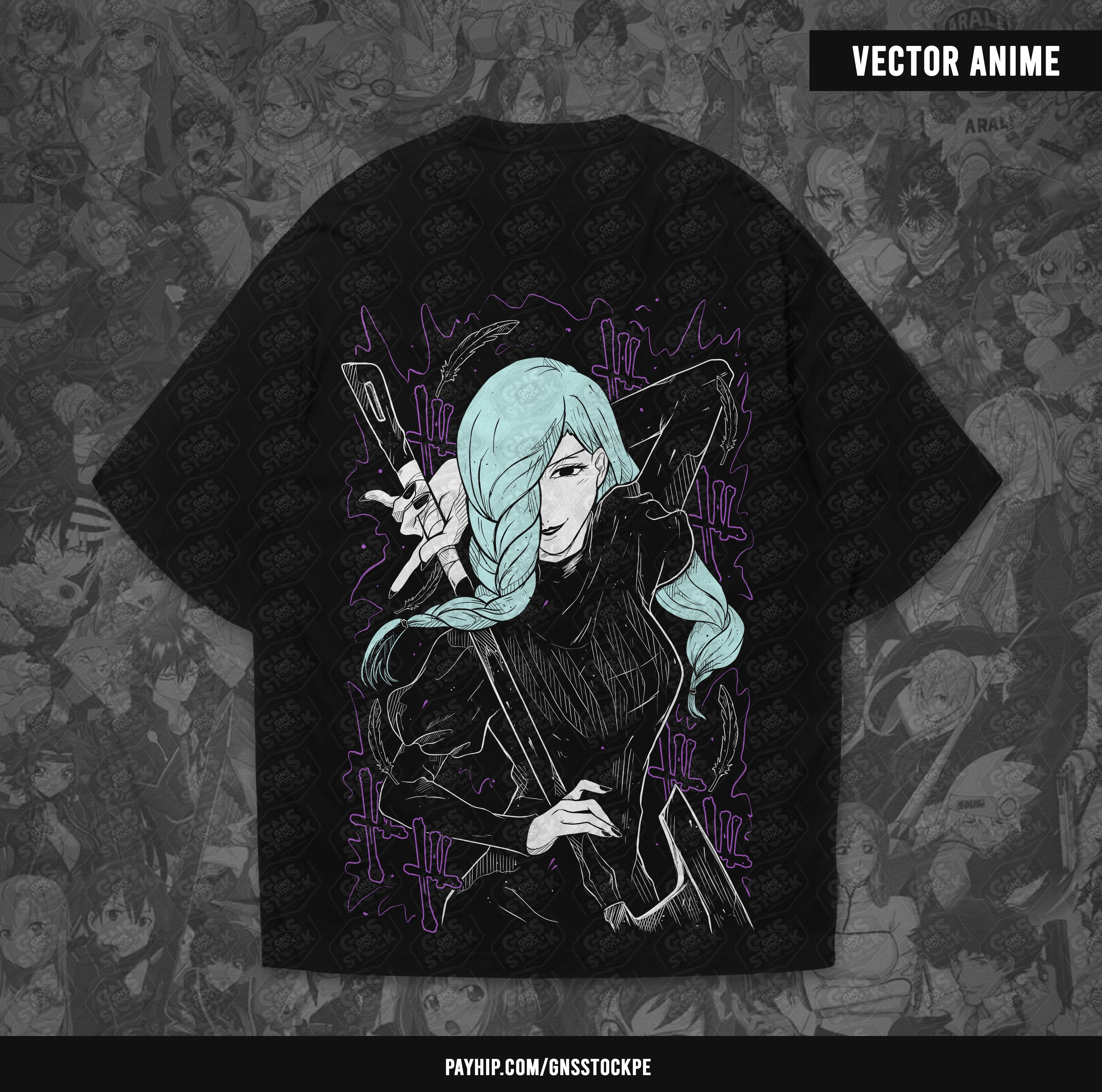 Anime Vector – Mei Mei | Jujutsu Kaisen | Design for DTF, Sublimation ...