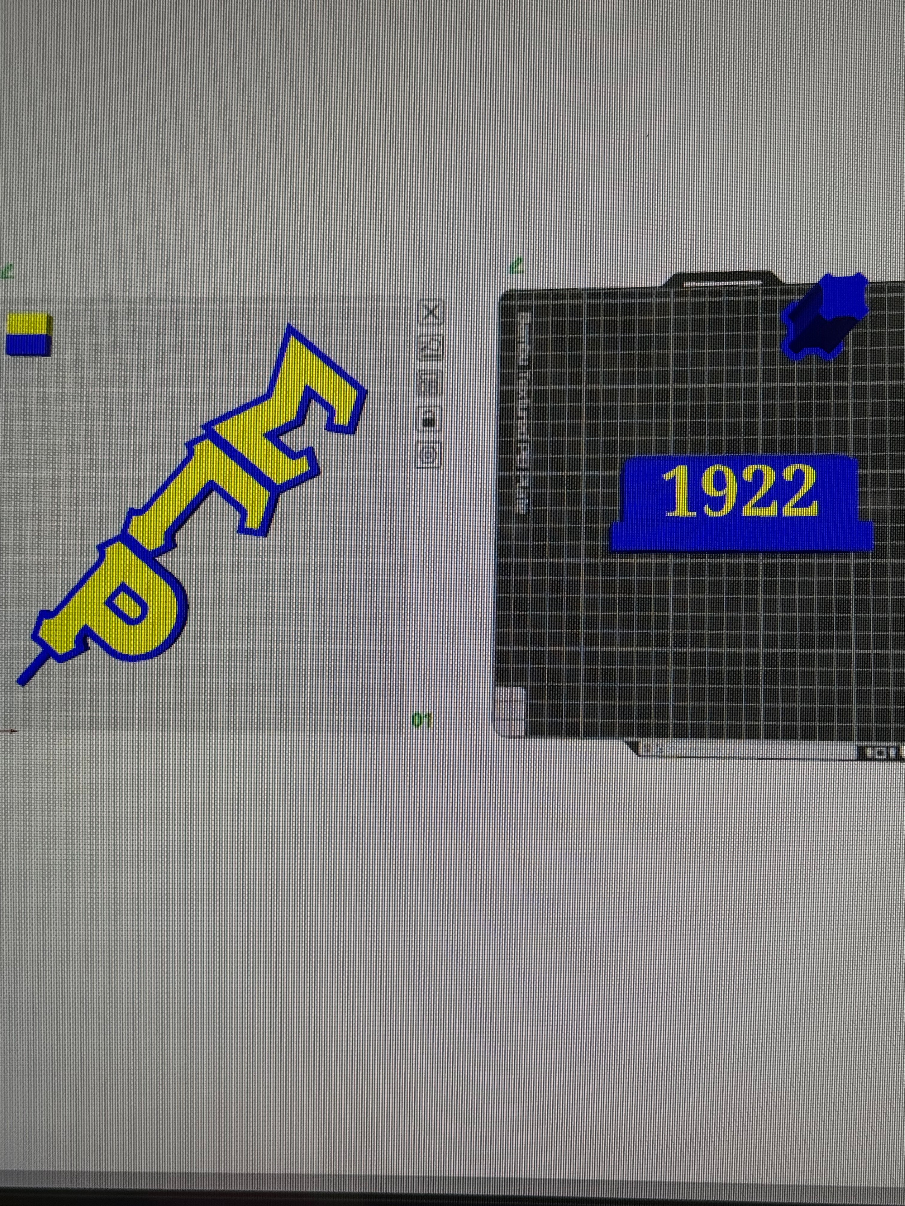 Sigma Gamma Rho 1922 Display Stand 3D Print File | Sorority Decor | 3MF ...