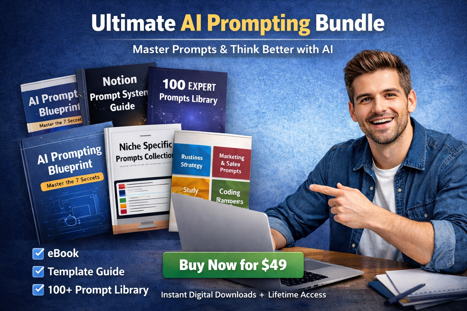 Ultimate AI Prompting Bundle – Blueprints, Templates & Prompt Library ...
