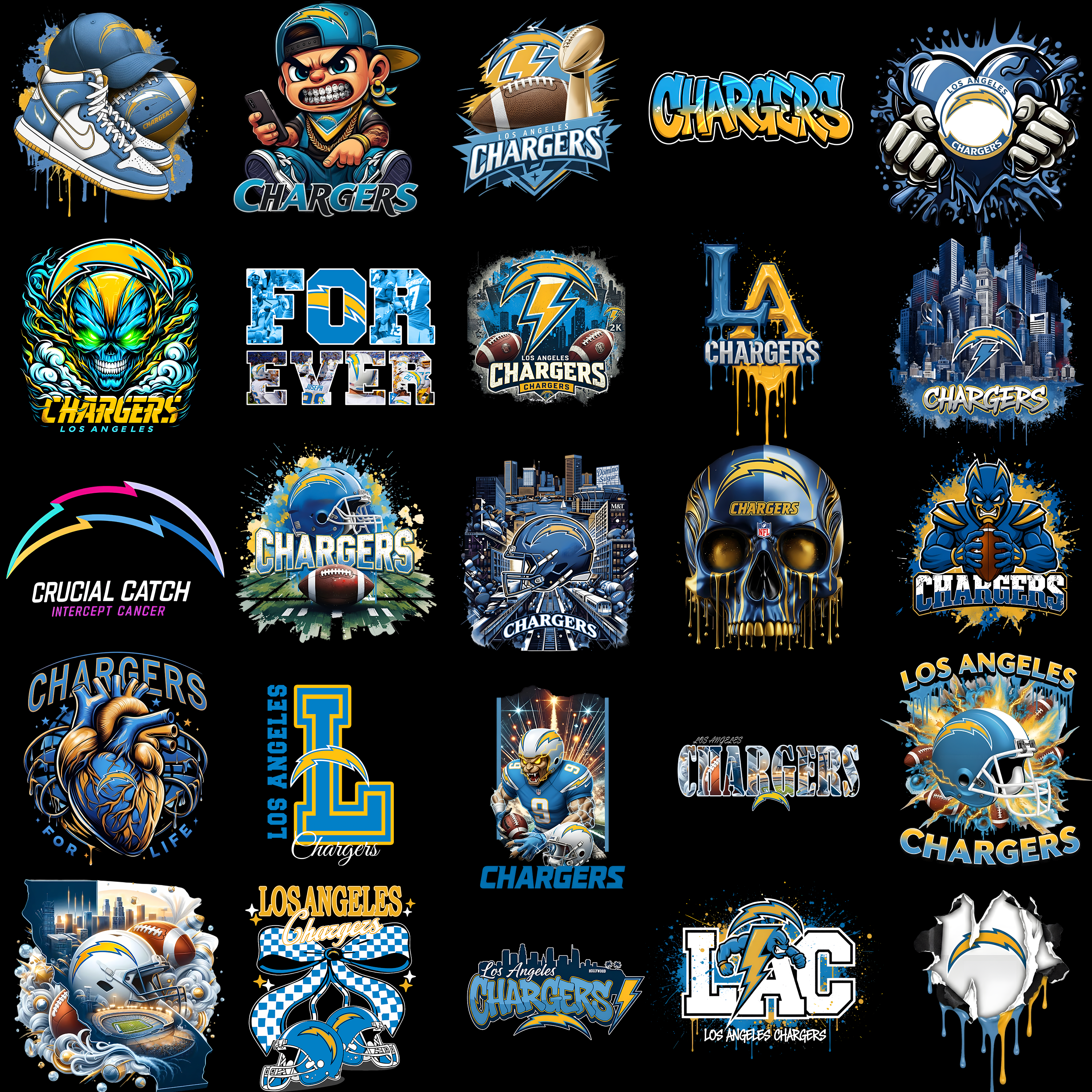 25 Los Angeles Rams NFL teams designs - Payhip
