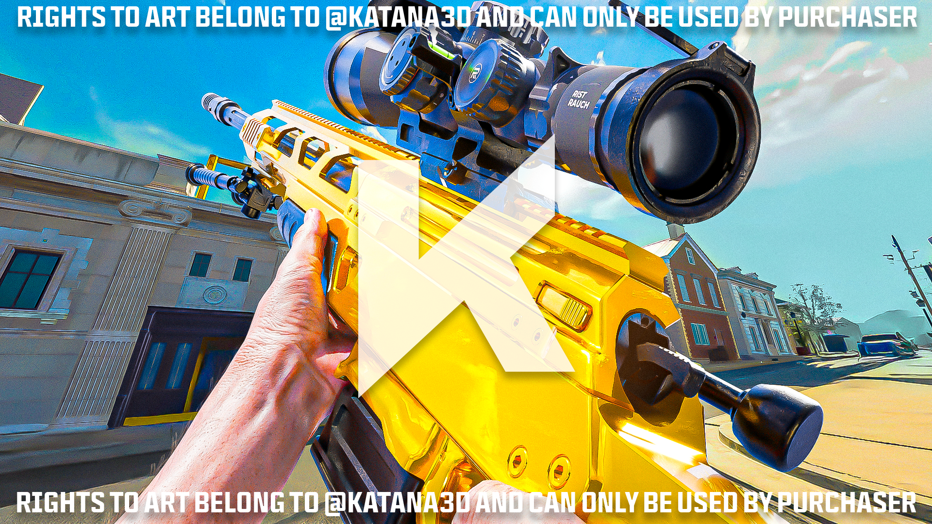 COD/BO7 Thumbnail - Gold Hawker Sniper (3 Versions) - Payhip