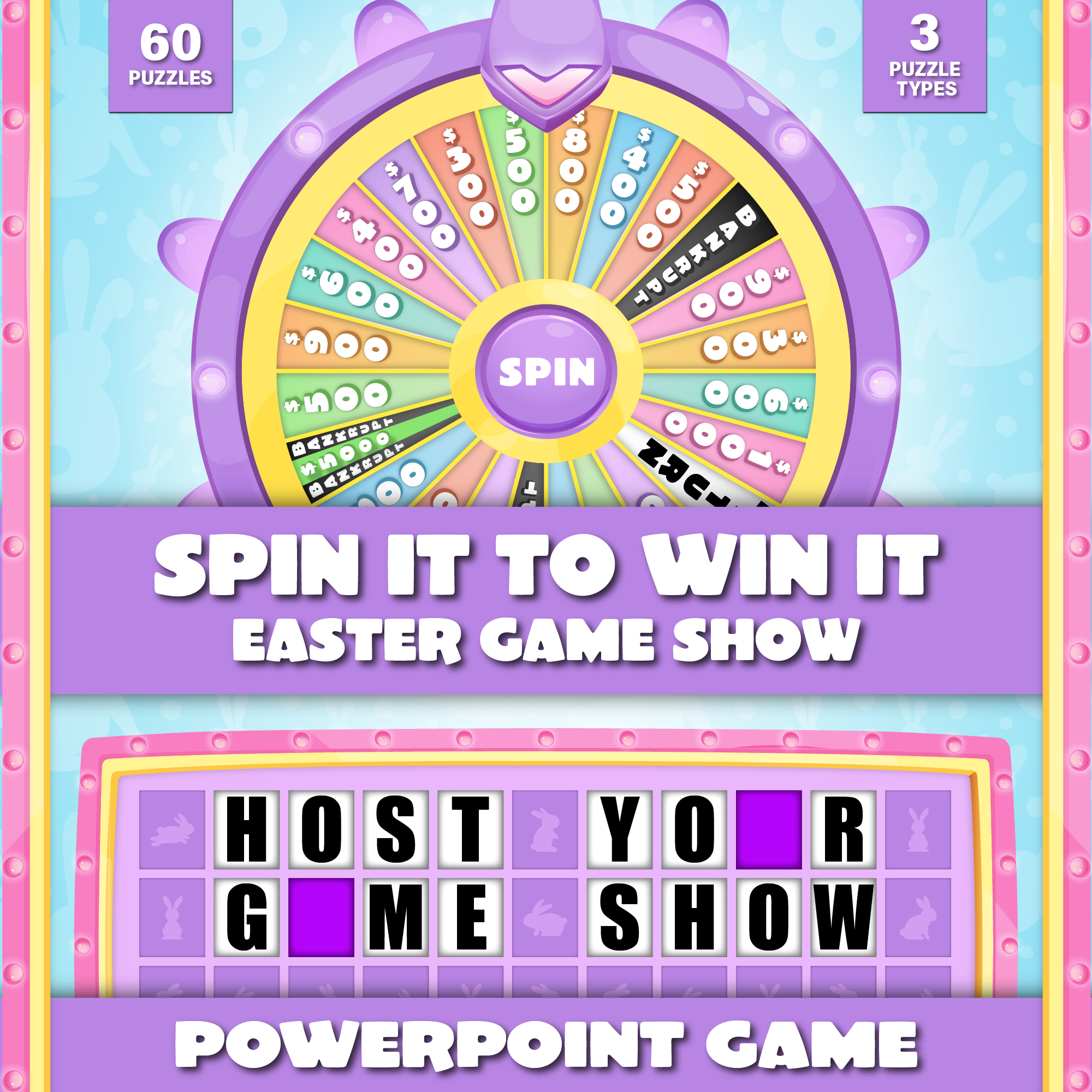 Easter Spin It To Win It PowerPoint Game