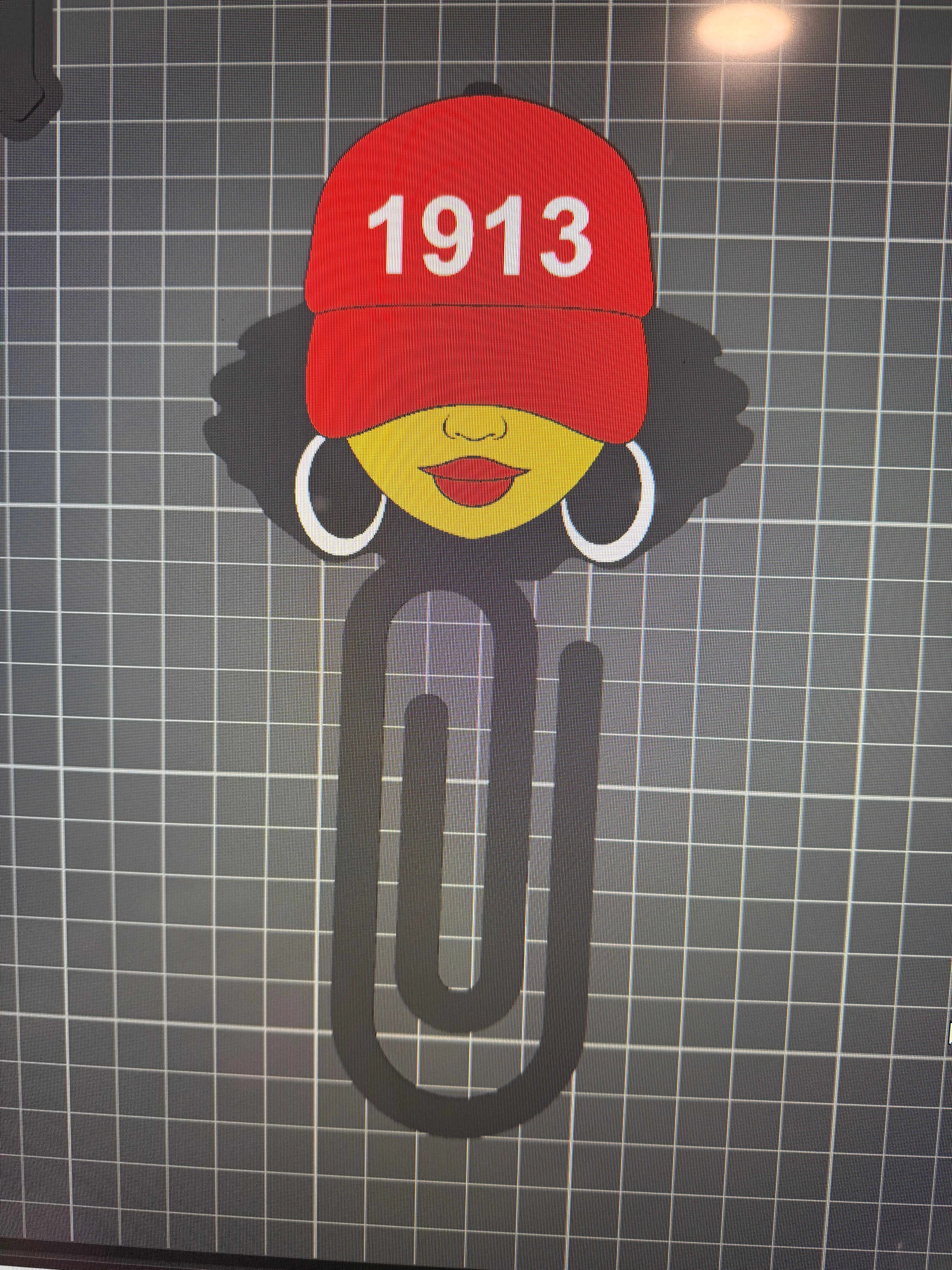 Delta Sigma Theta Paperclip Bookmark – 3D Print File | Slice & Print ...