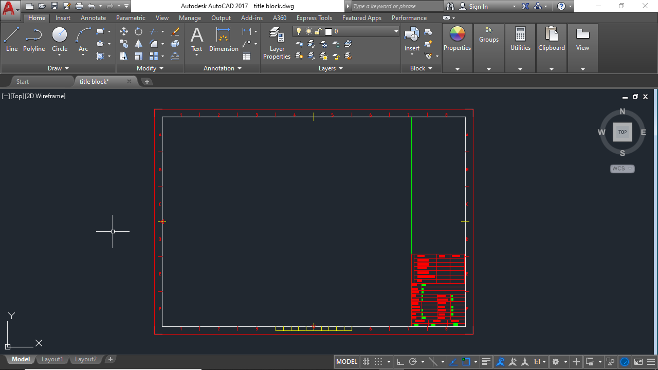 AutoCAD Title Block with Editable Attributes – Professional DWG ...