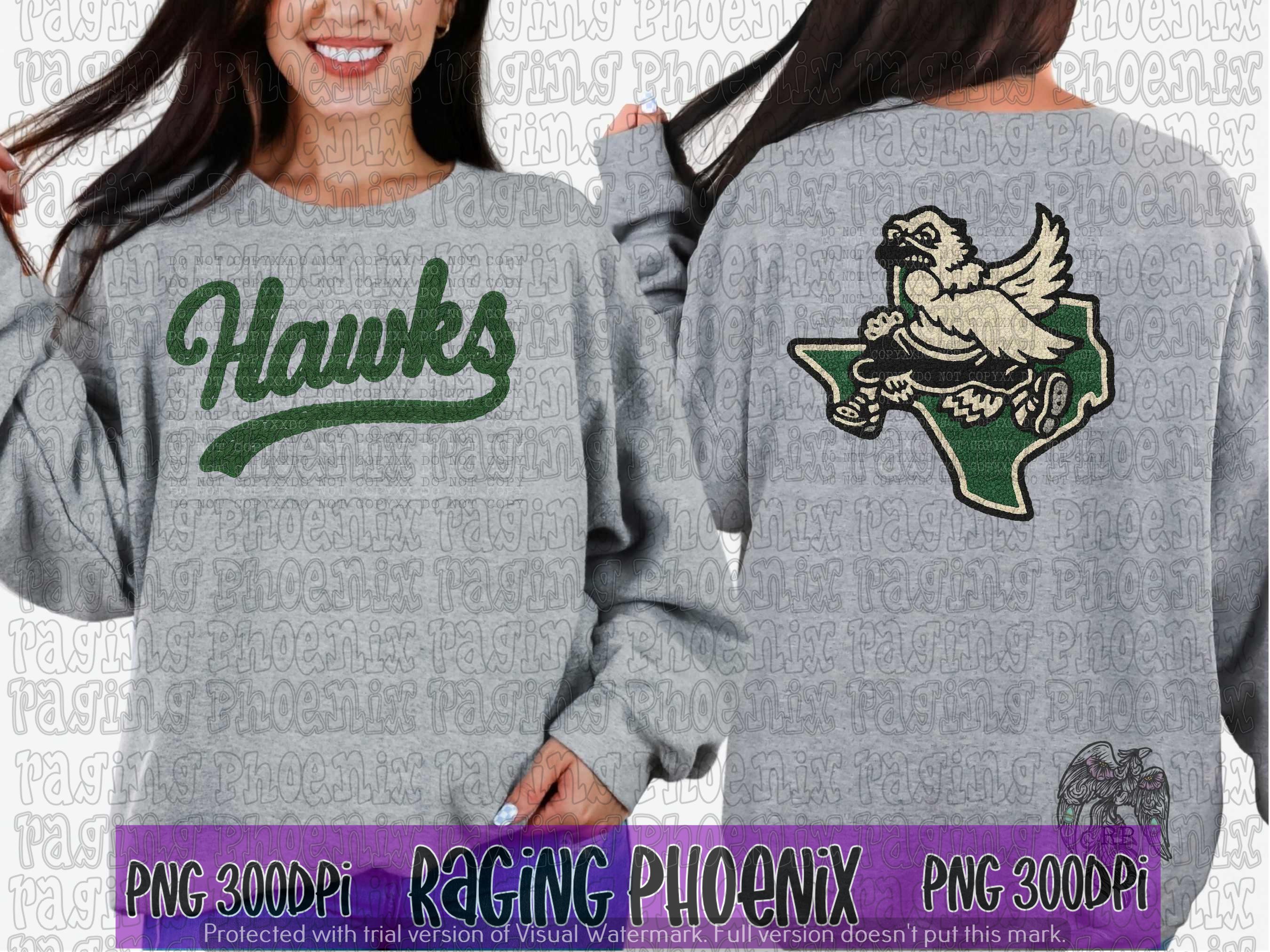 IOWA PARK HAWKS-TX LOGO YARN TY13 - Payhip