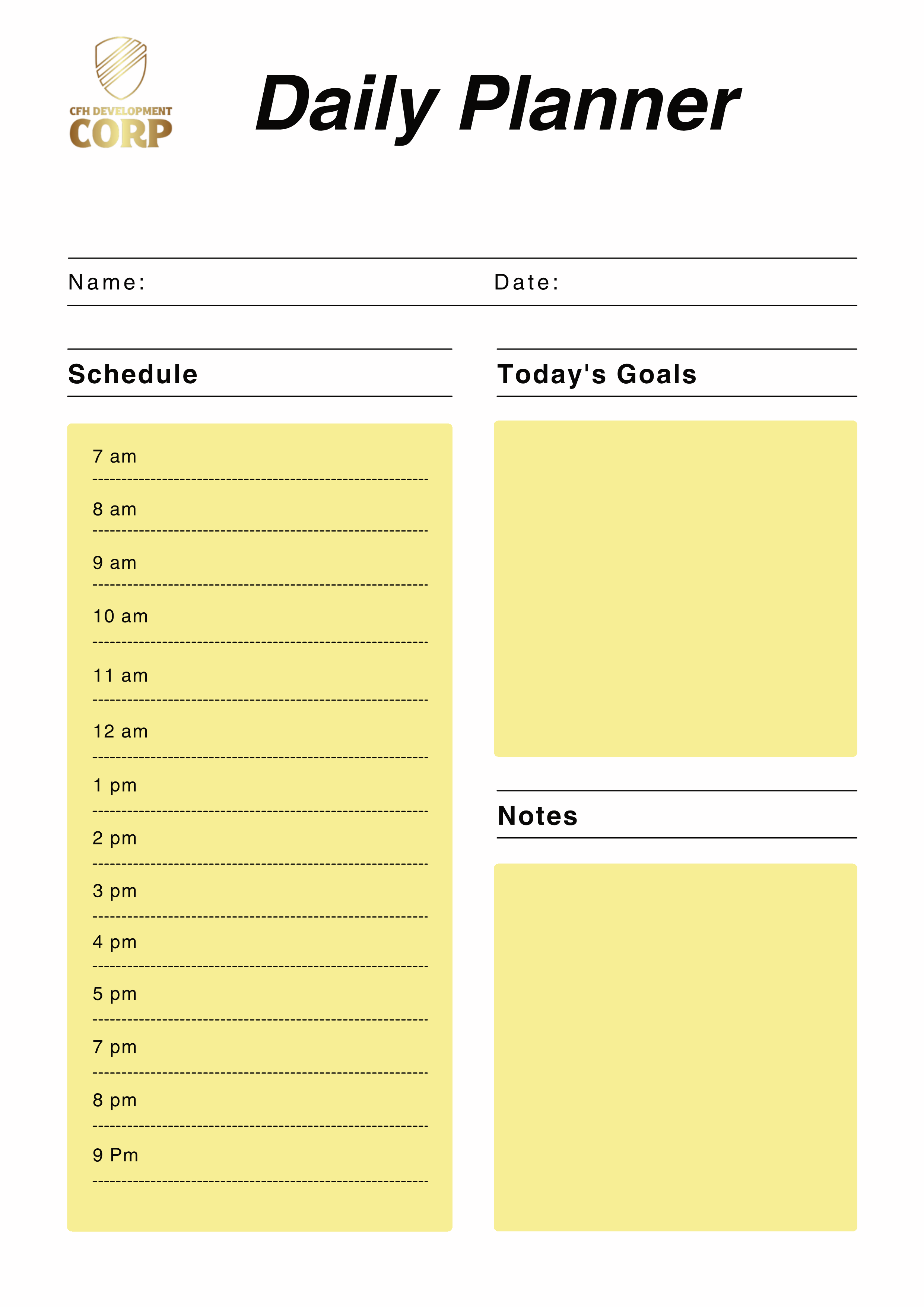 Daily Planner (English) - Payhip