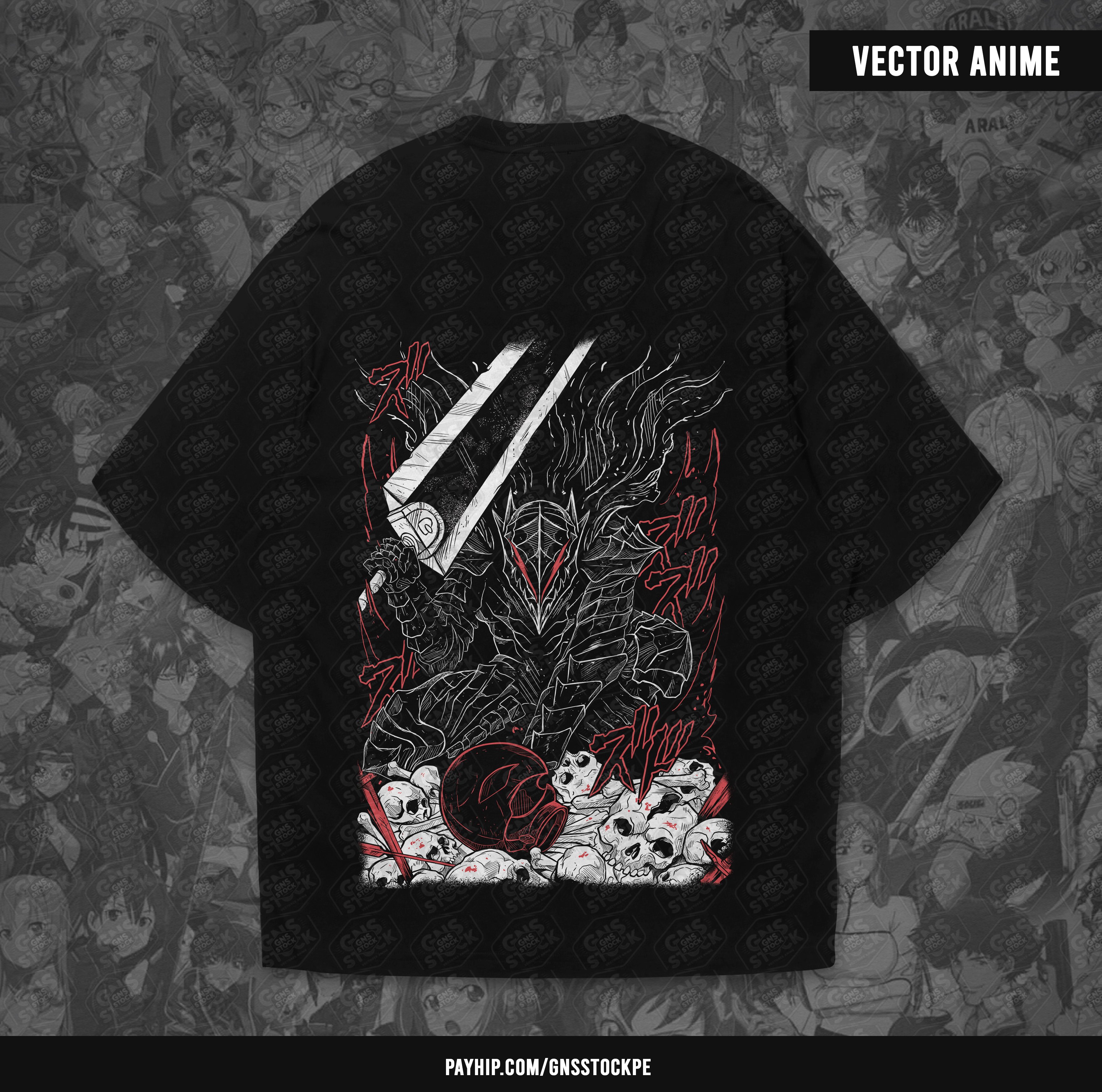 Vector anime Guts – Berserk DTF, CDR, PDF, PNG, SVG - Payhip