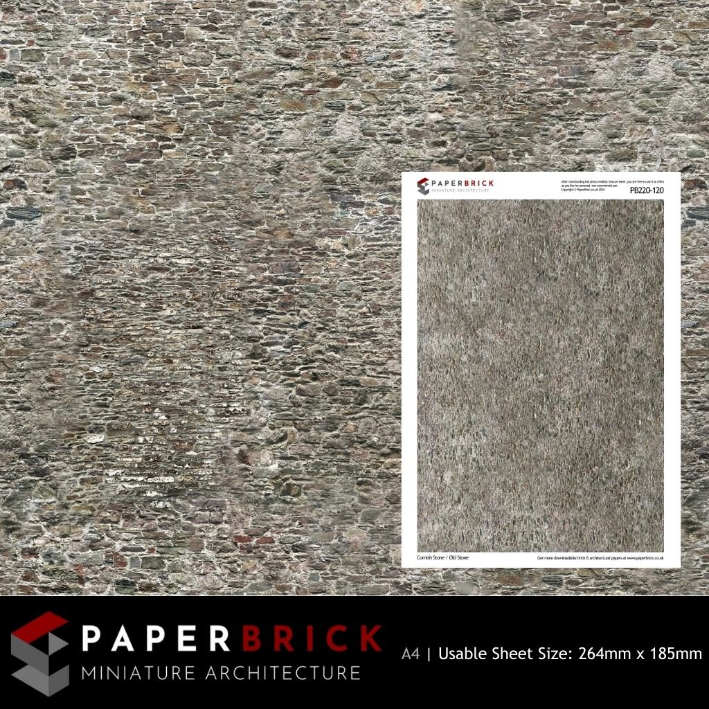 Paper Brick | Printable Brick Papers & Textures For Model Buildings