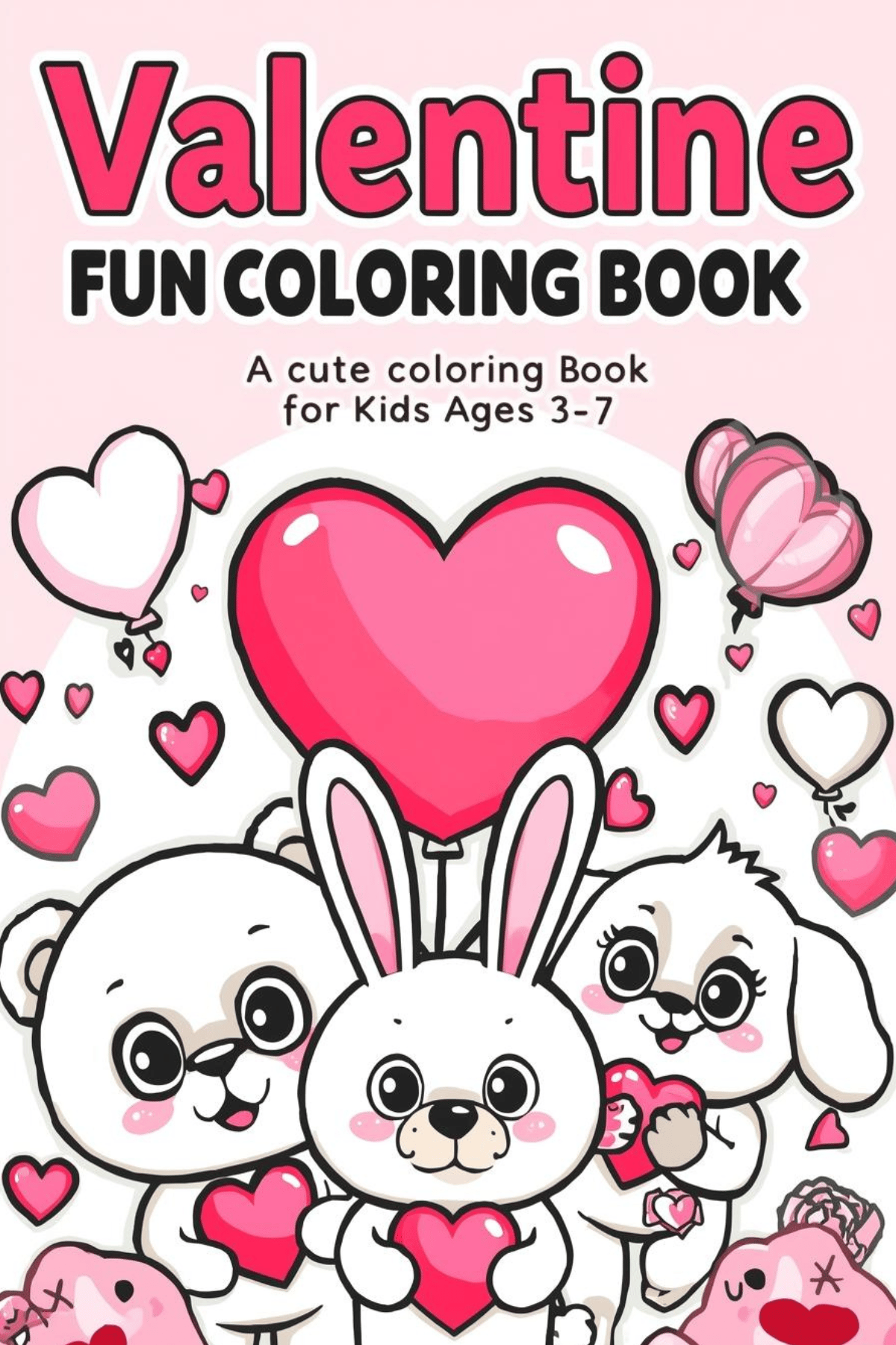 Valentine Fun Coloring Book