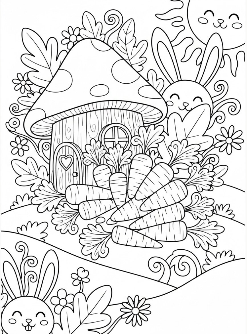 10 Easter Colouring Pages | Bold Colouring | Hard Difficulty ...