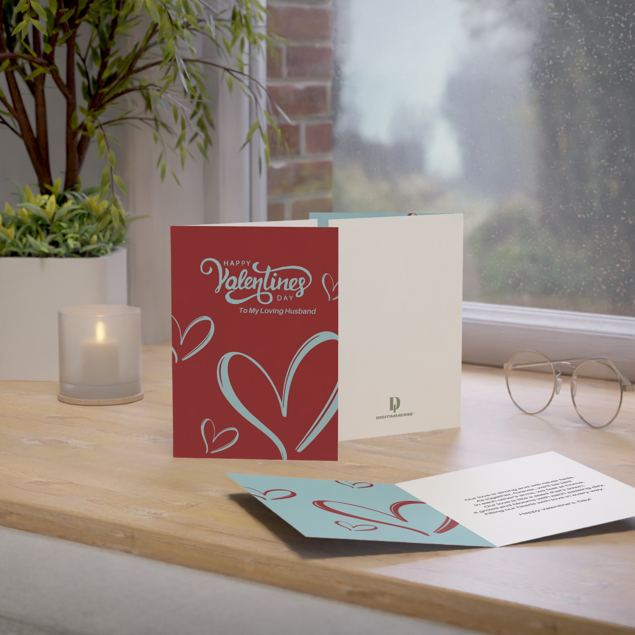 Digital Valentine's Poetry Greeting Card - Love to Pieces - Payhip